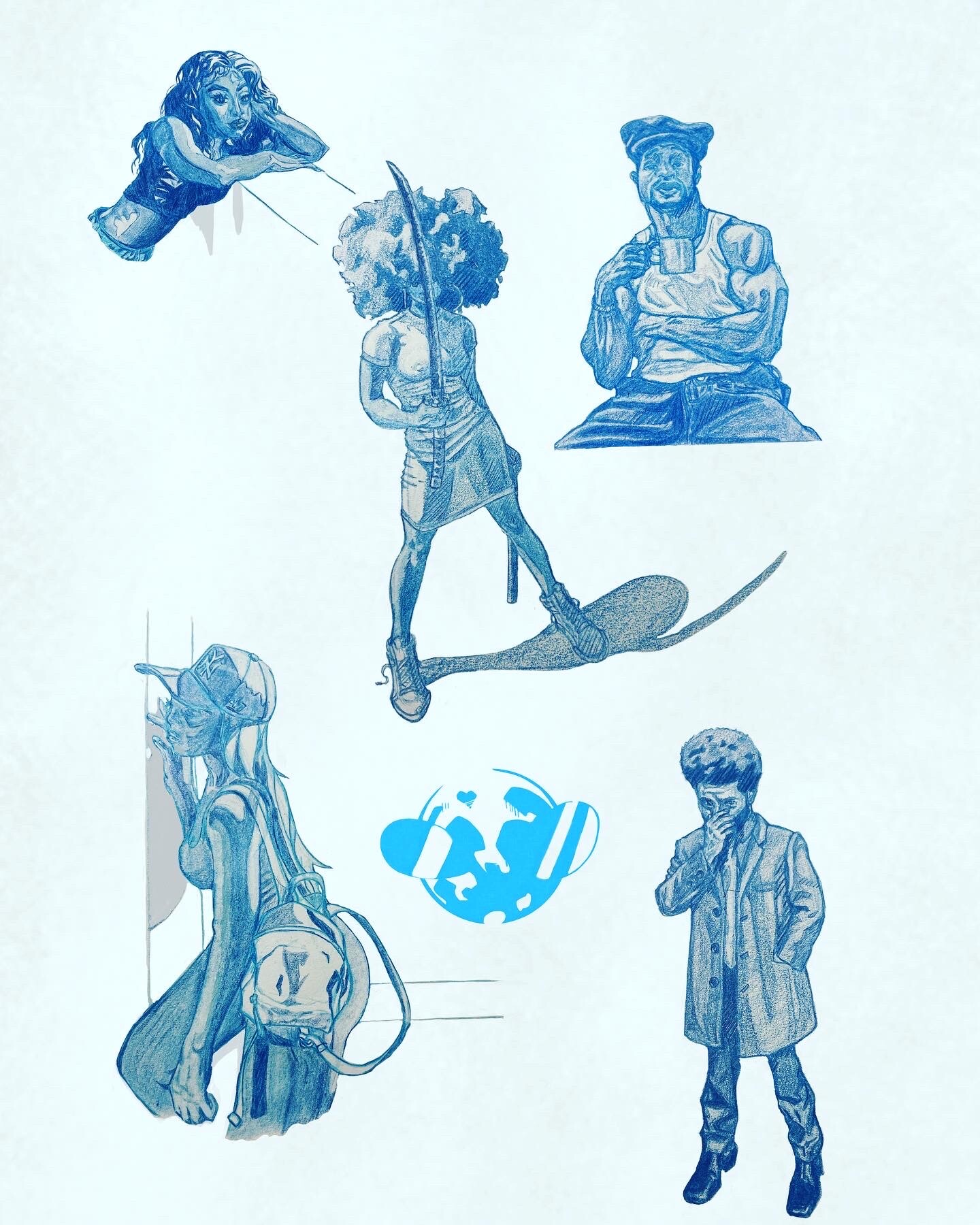 Christopher Brandon - Sketch studies