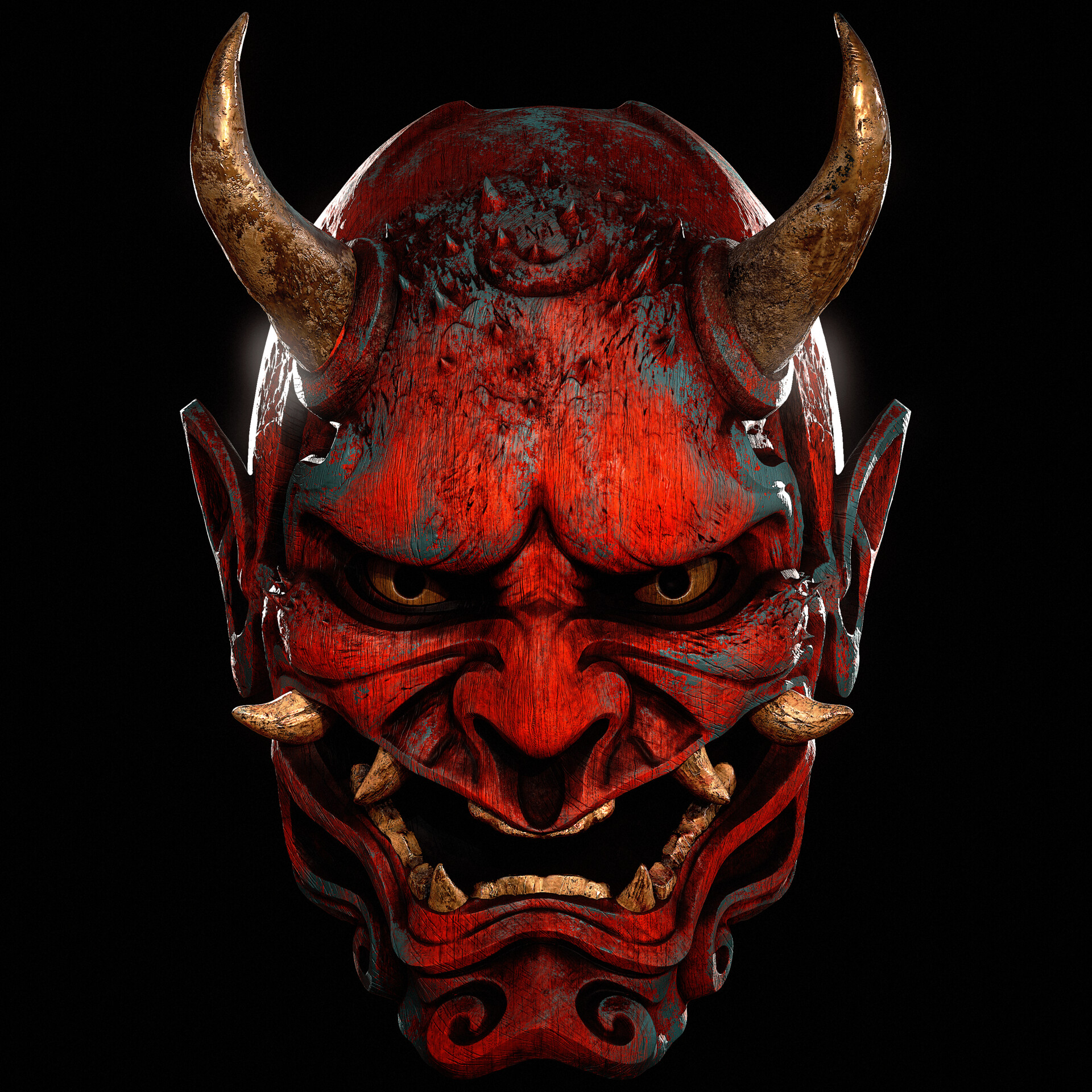 ArtStation - the Oni Mask
