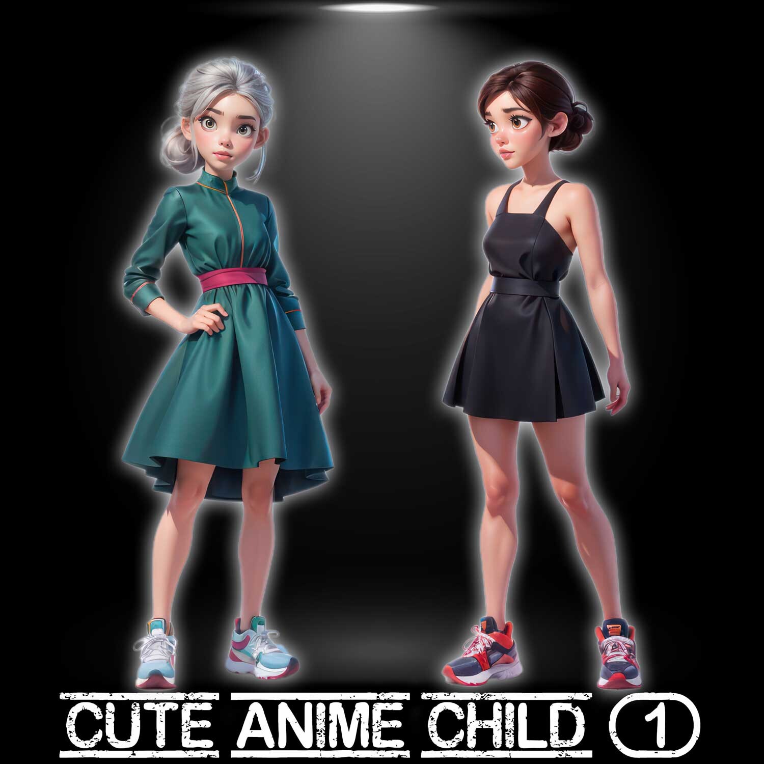 ArtStation - 330+ Cute Anime Child (Sneaker) Images Reference Pack - 4K ...