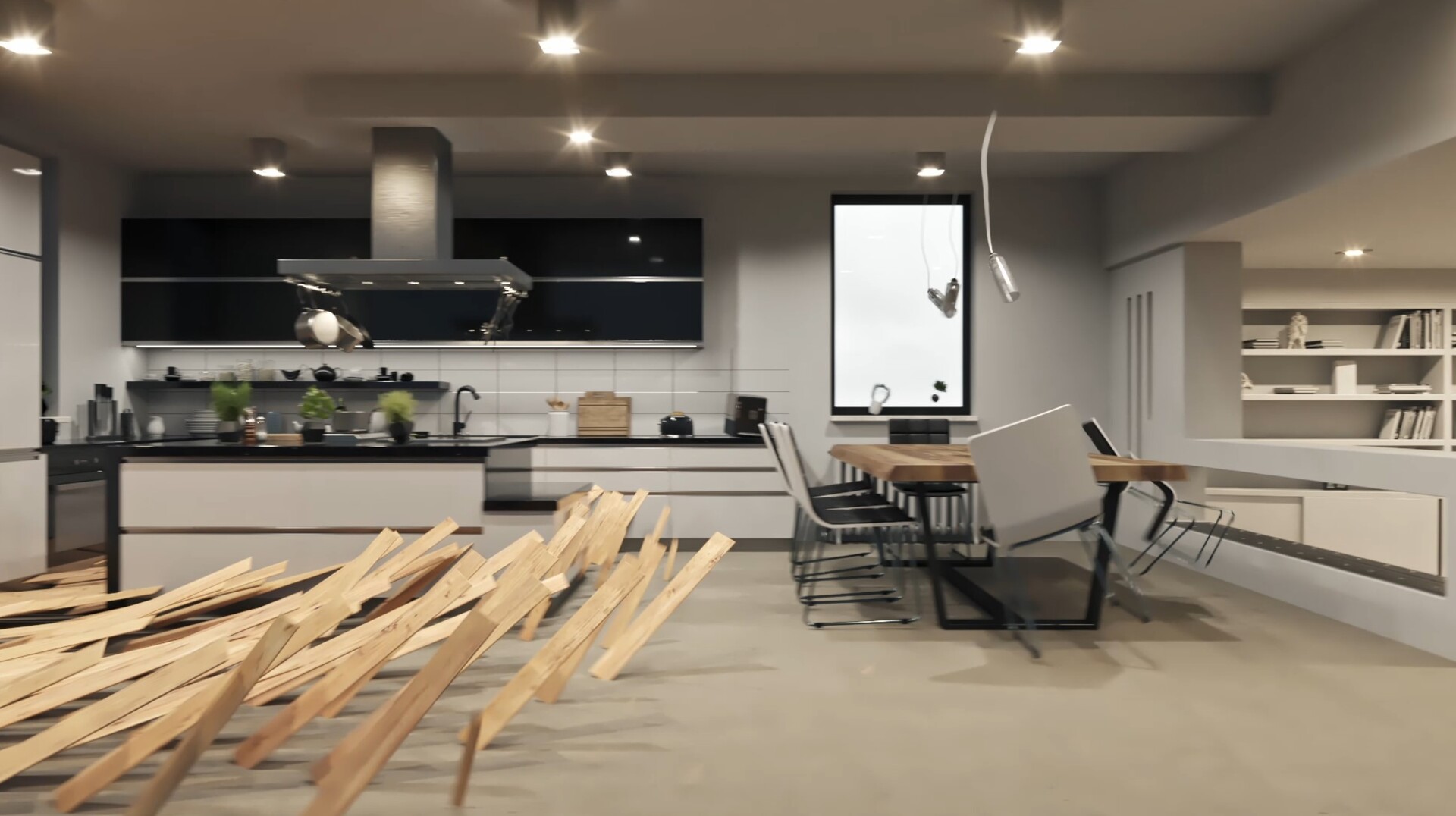 ArtStation - Interior assembly animation