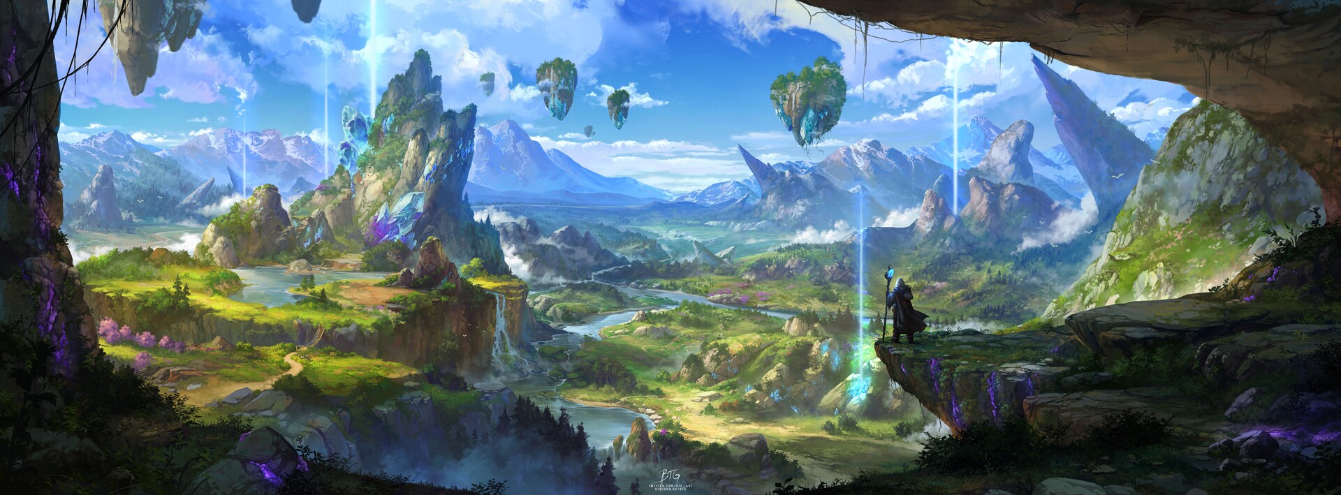 ArtStation - Mountain Pass valley