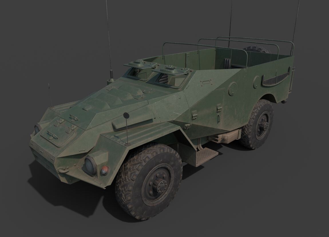 ArtStation - BTR 40