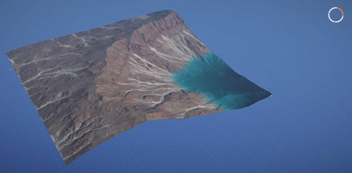 ArtStation - Gaea - Crater With Lake