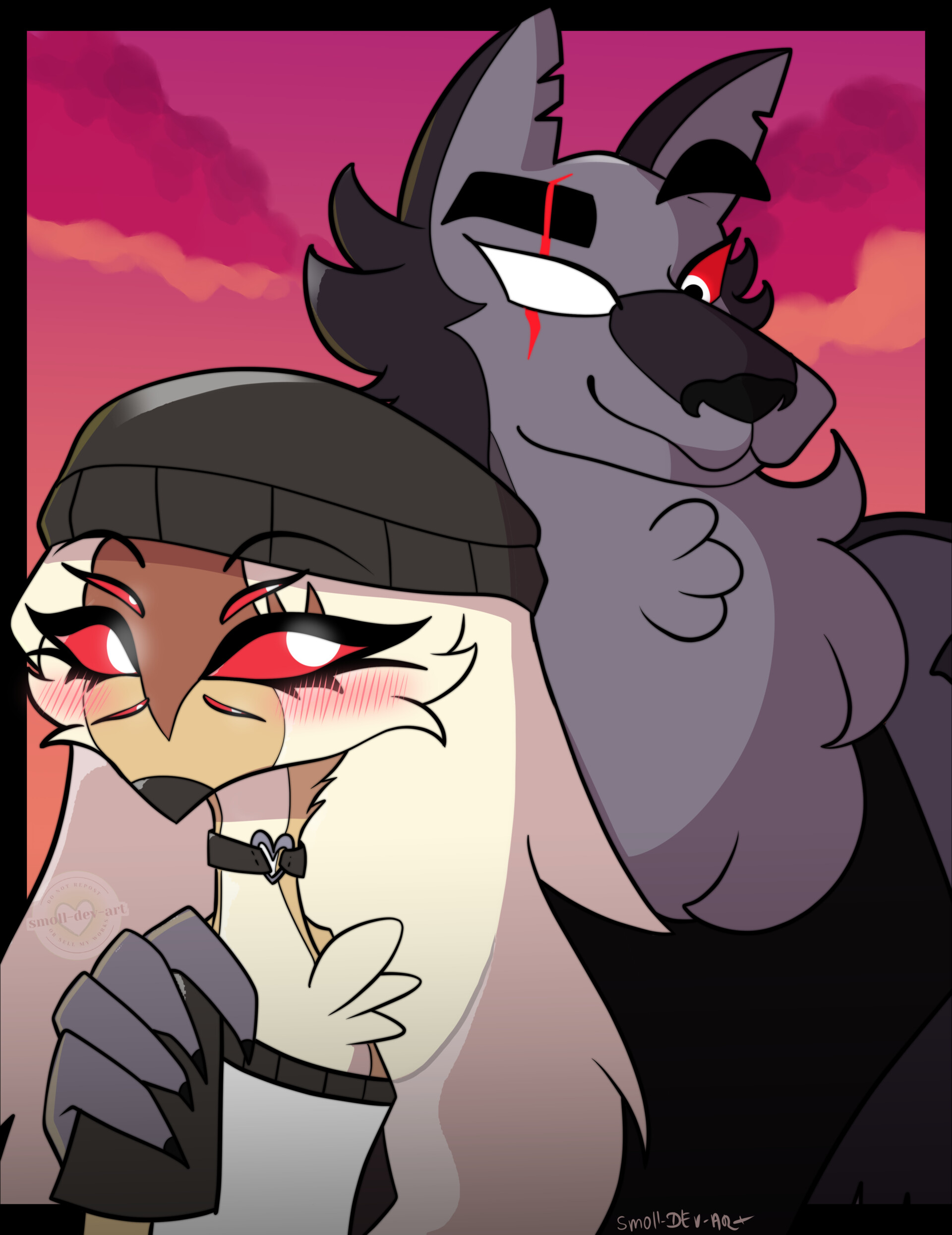 ArtStation - helluva boss oc request