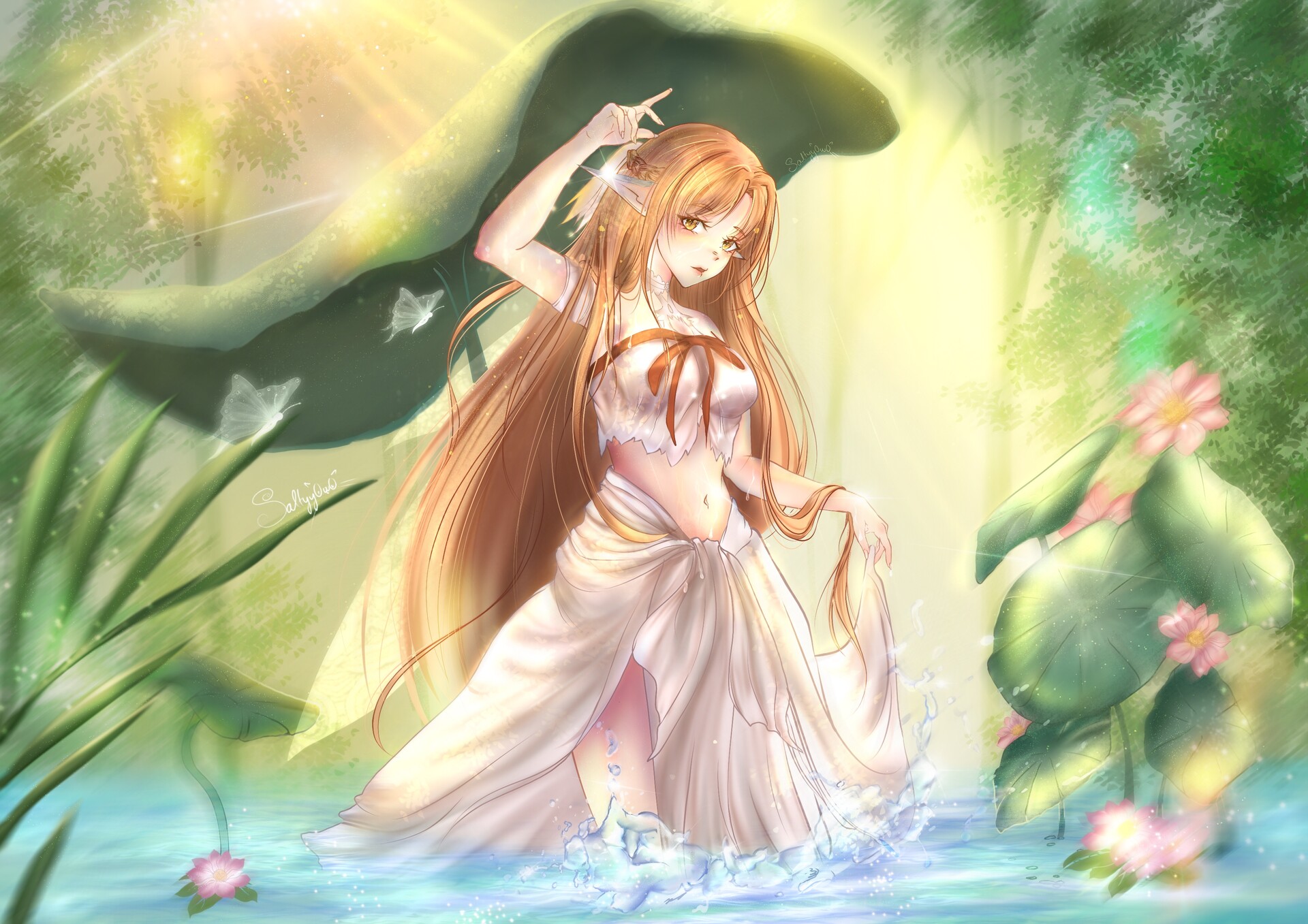 ArtStation - Asuna Yuuki (SAO Alfheim)