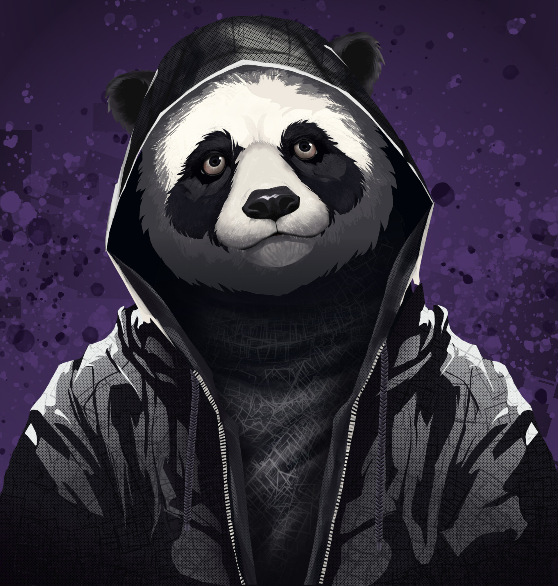 ArtStation - Panda Vtuber: 2D model, rig, and animation