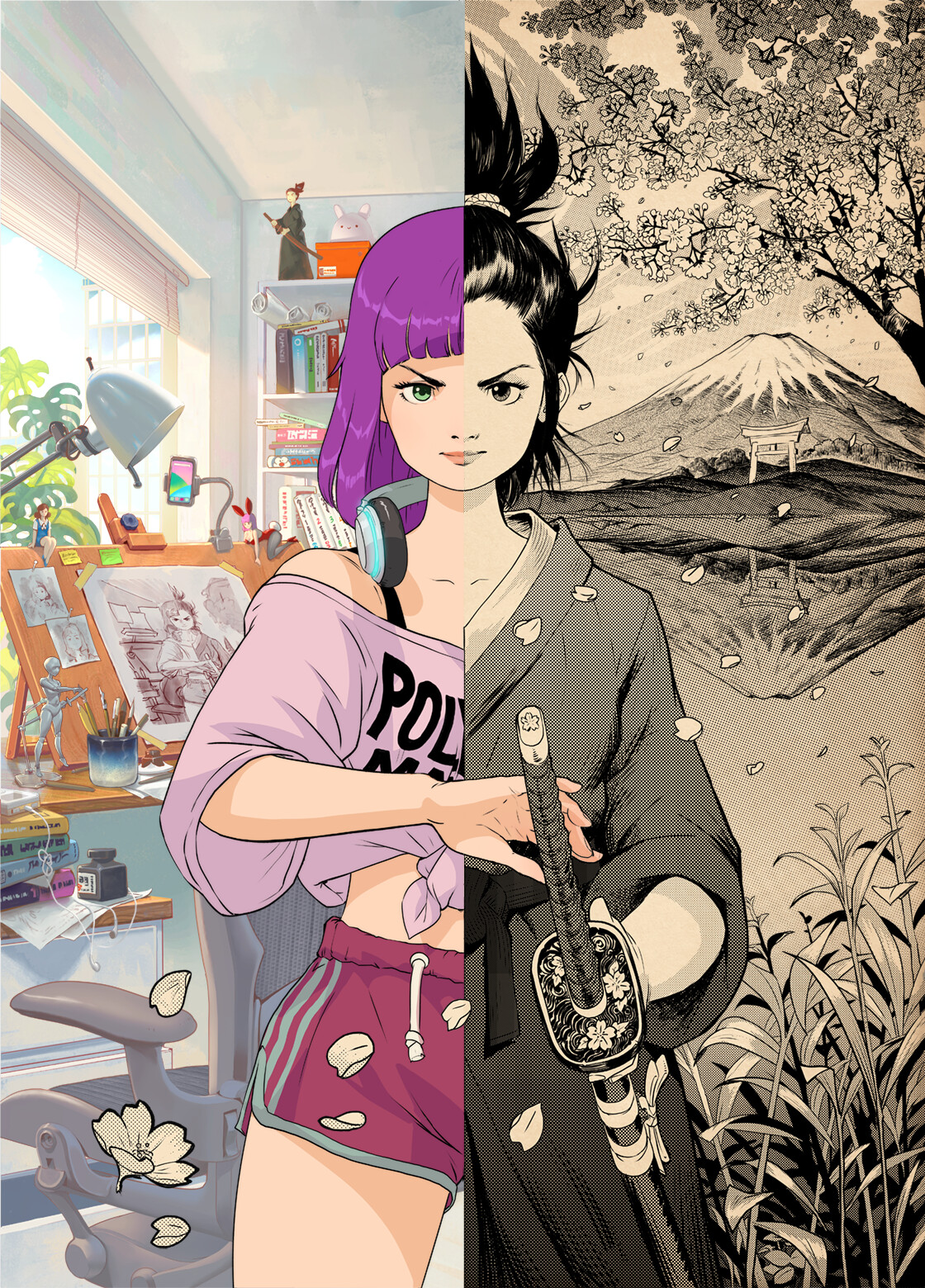 ArtStation - Polymanga 2024 Poster Art