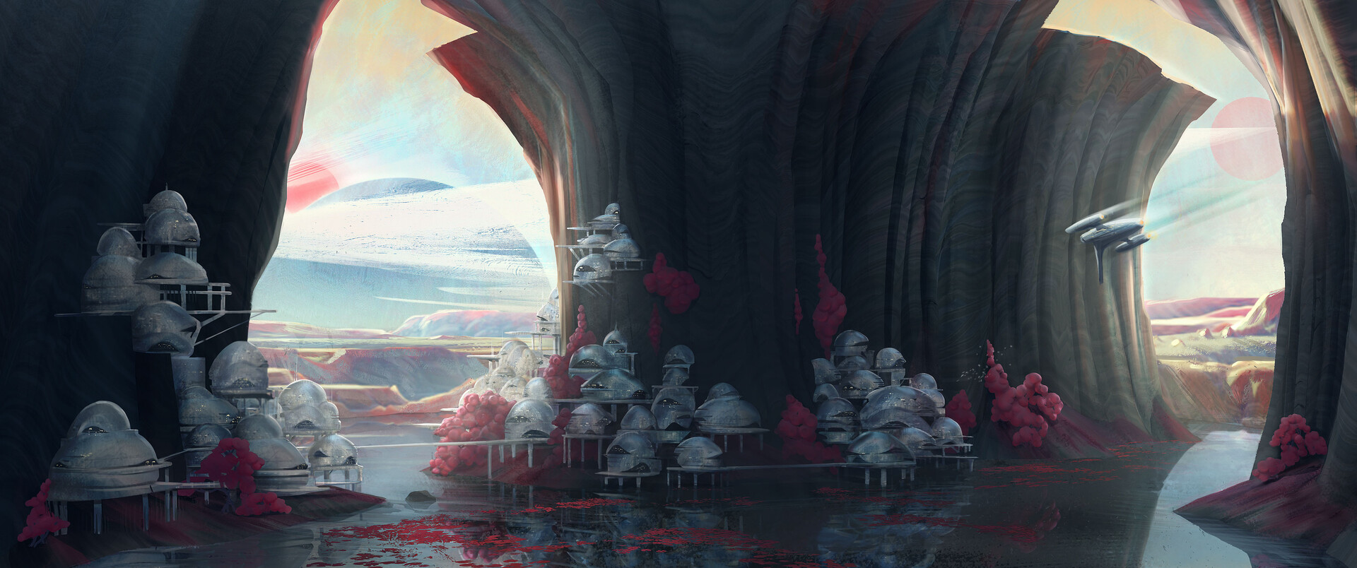 ArtStation - Alien City Concept