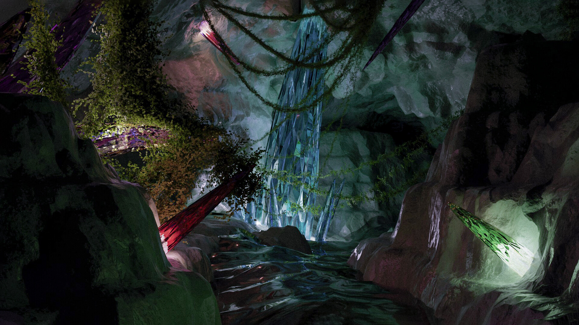 ArtStation - crystal caves