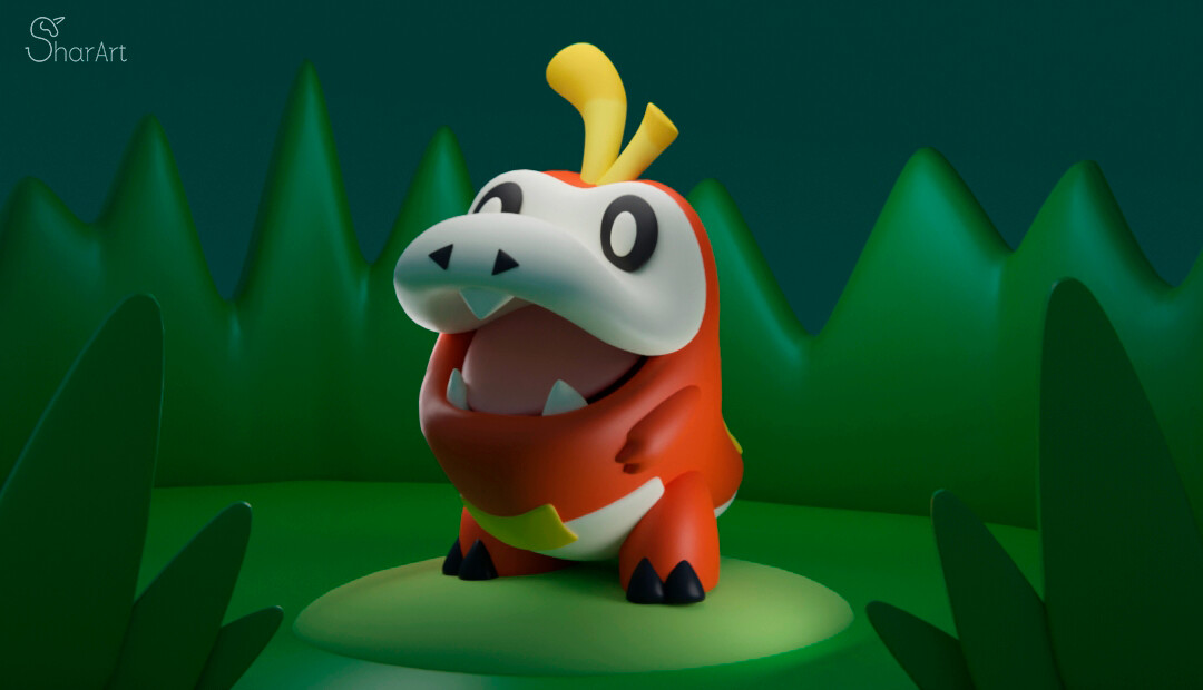 ArtStation - Fuecoco toy