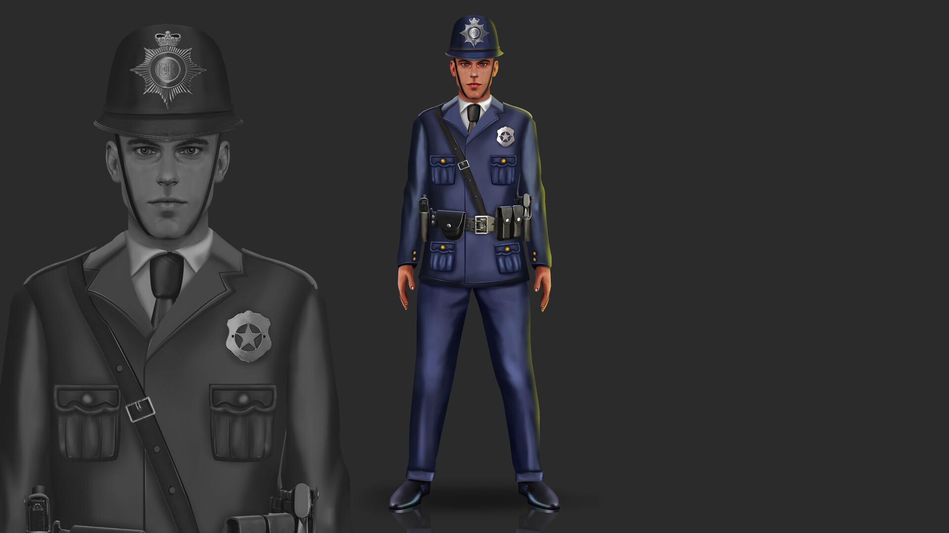 ArtStation - Police Man