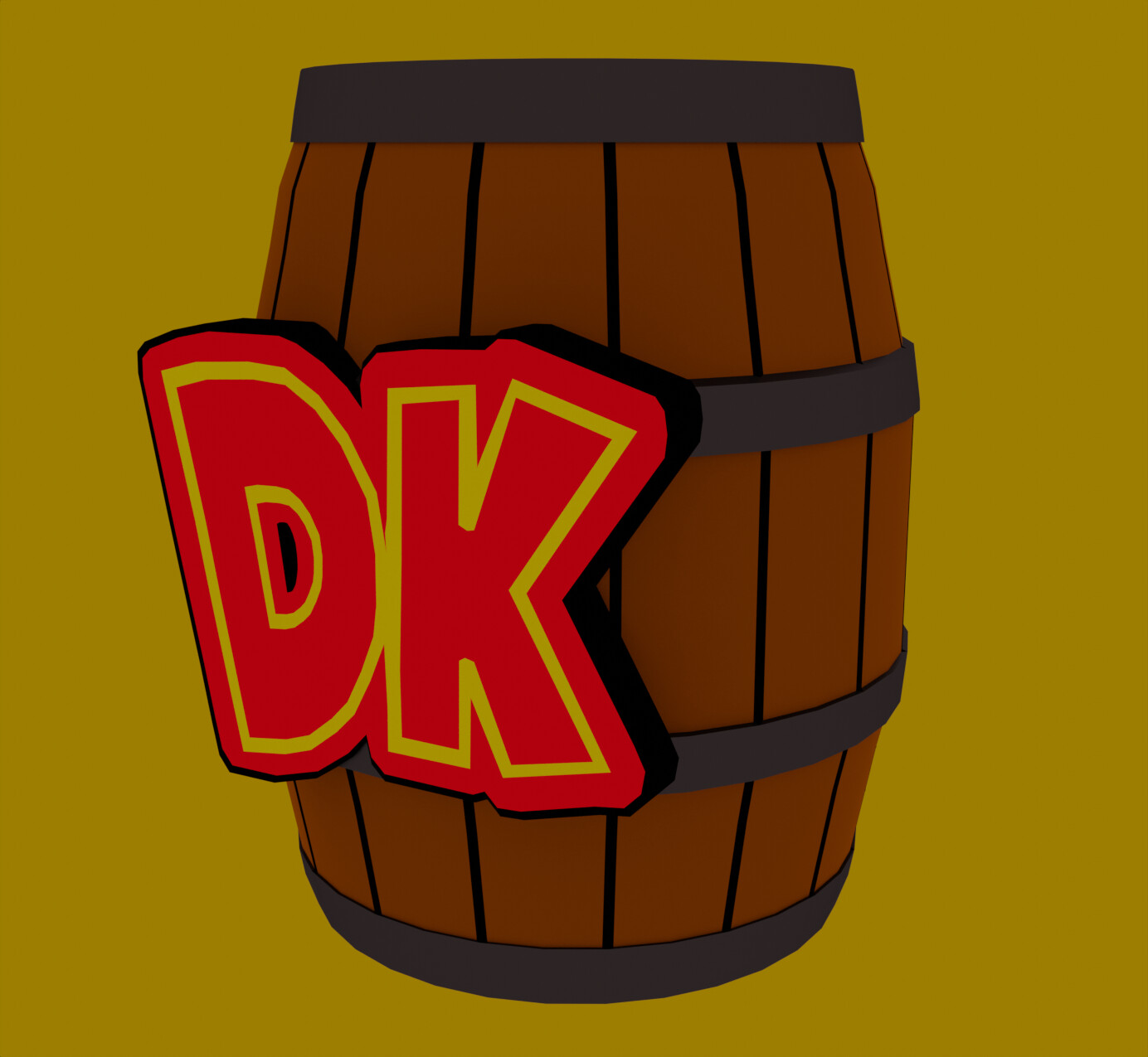 ArtStation - Donkey Kong: DK Barrel