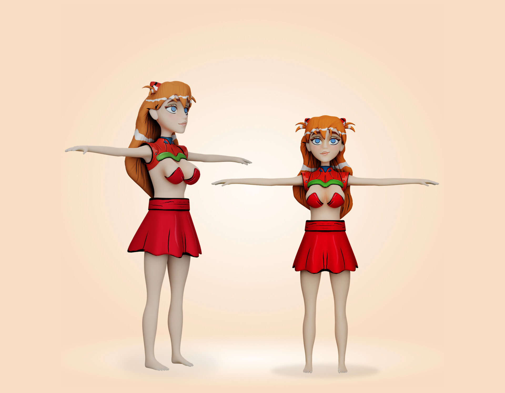 ArtStation - Red 3D Character