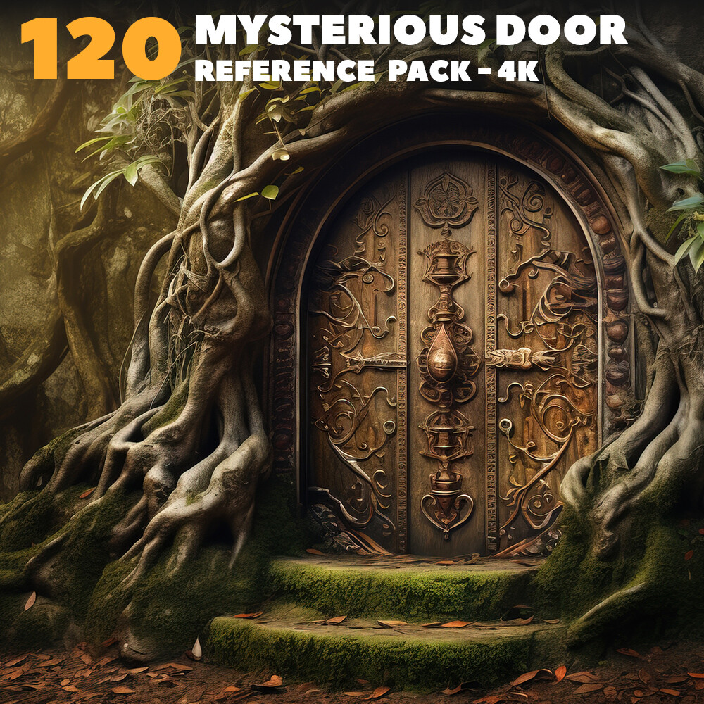 ArtStation - 120 Mysterious Door Images Reference Pack - 4K Resolution