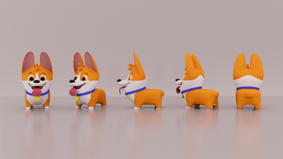 ArtStation - Corgi Model