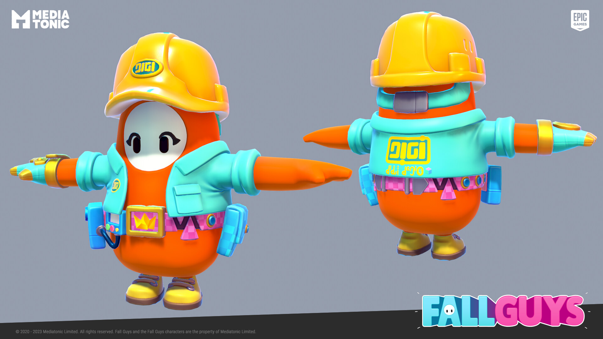 Oliver Miles - FallGuys Costumes Set01.