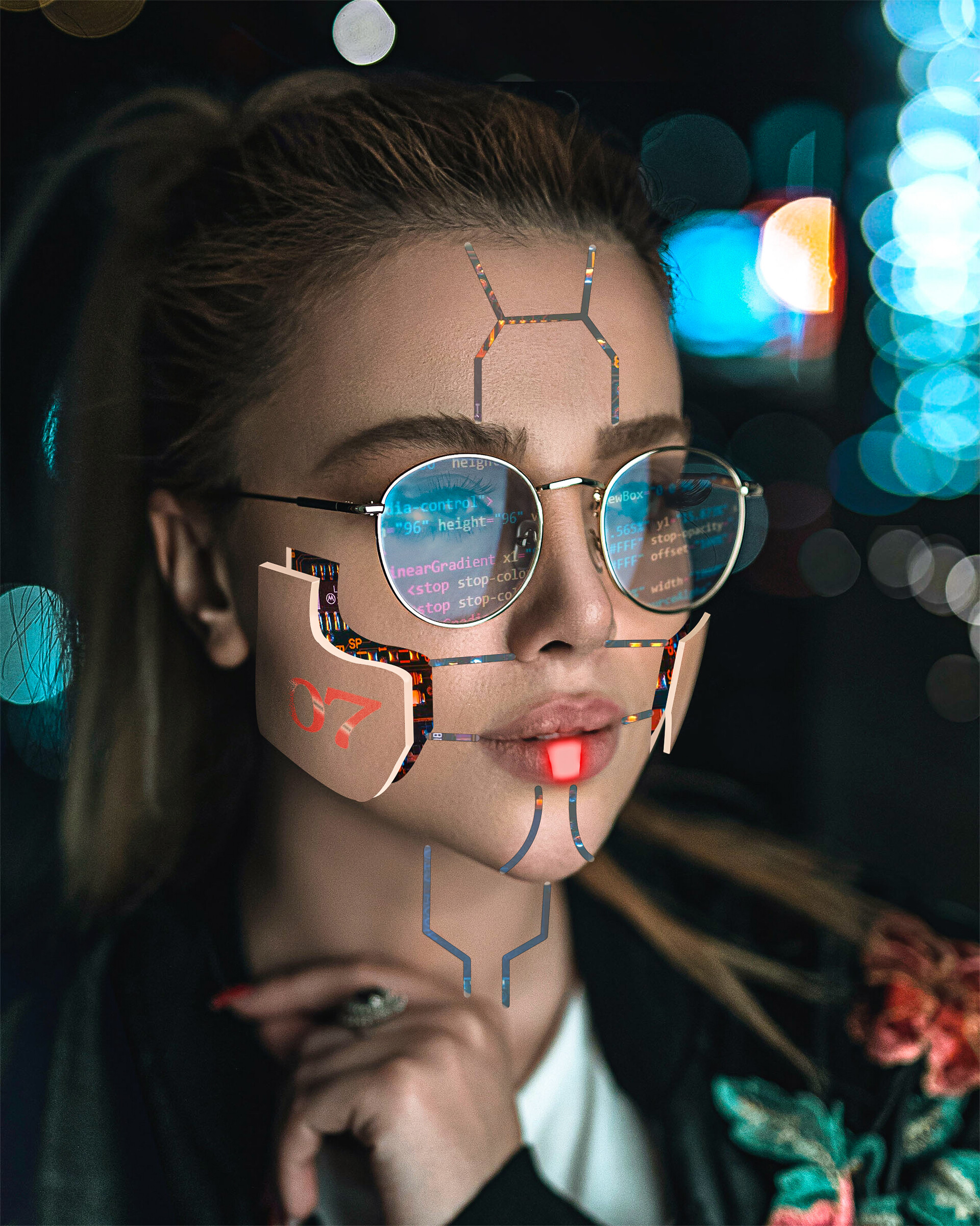 ArtStation - Cyborg Woman