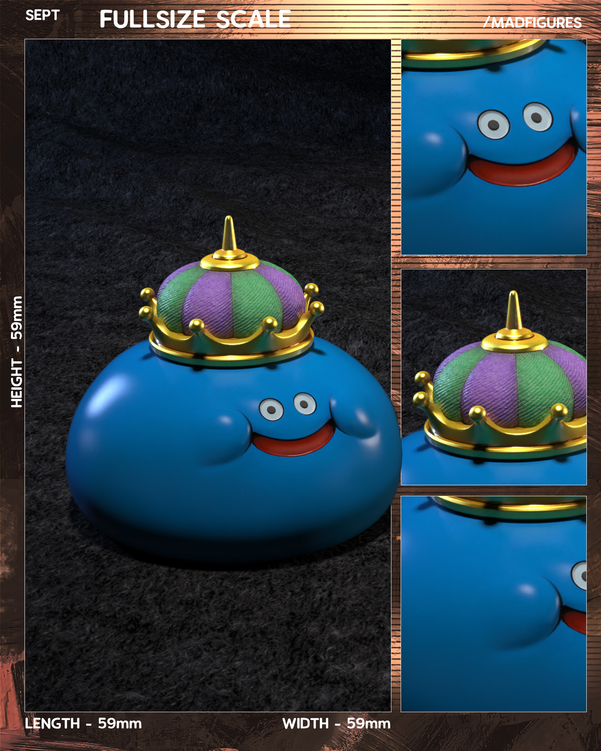 ArtStation - September Set - Slime King (for 3D Print)