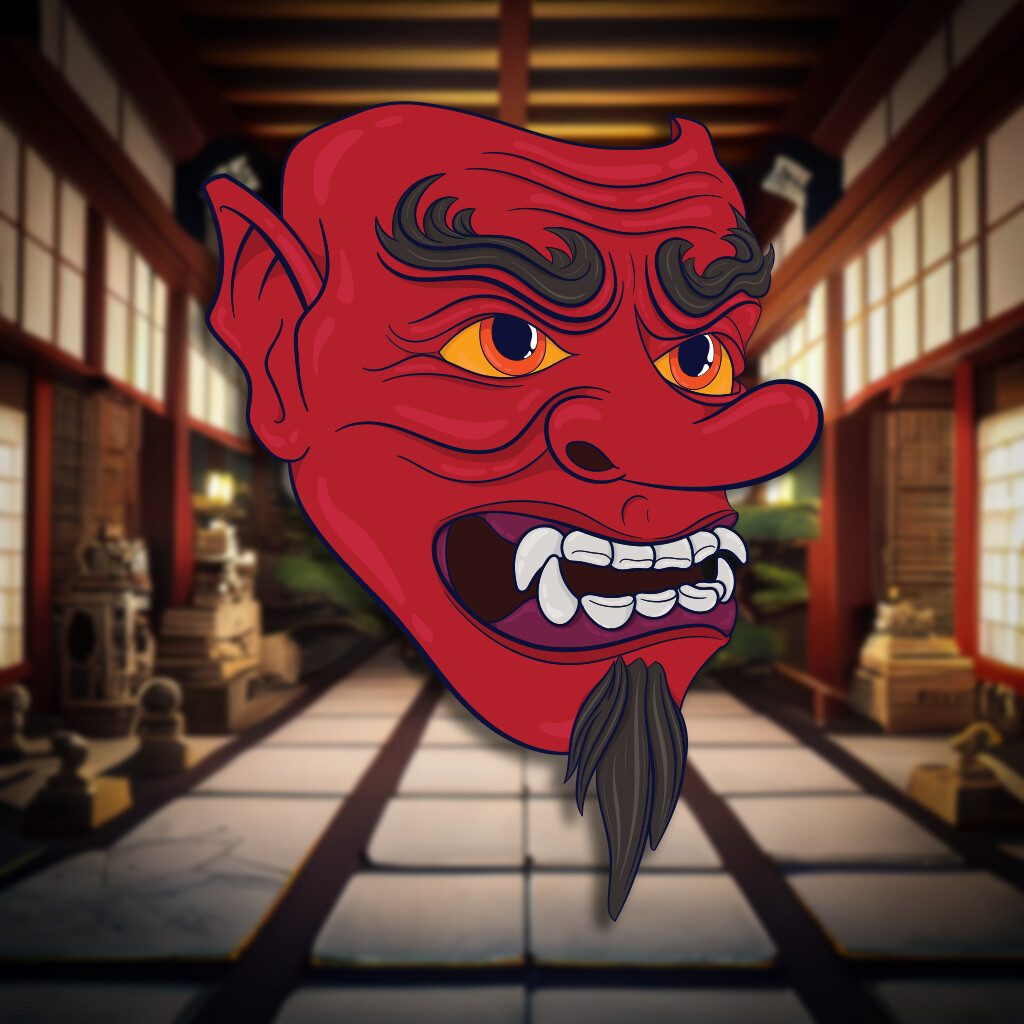 Kenneth Shinabery - Tengu Mask: With Variations