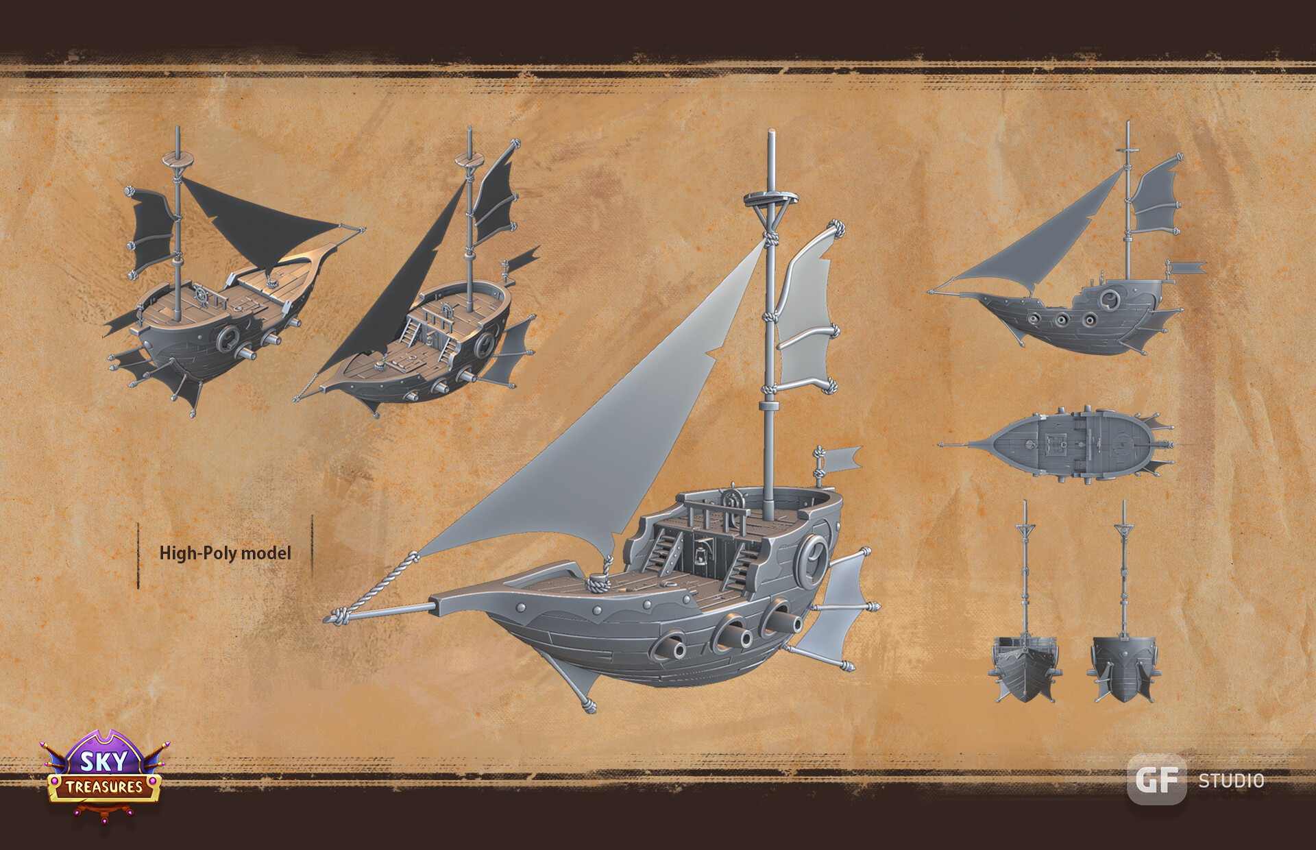 Game Feather Studio - Sky Treasures - Airship