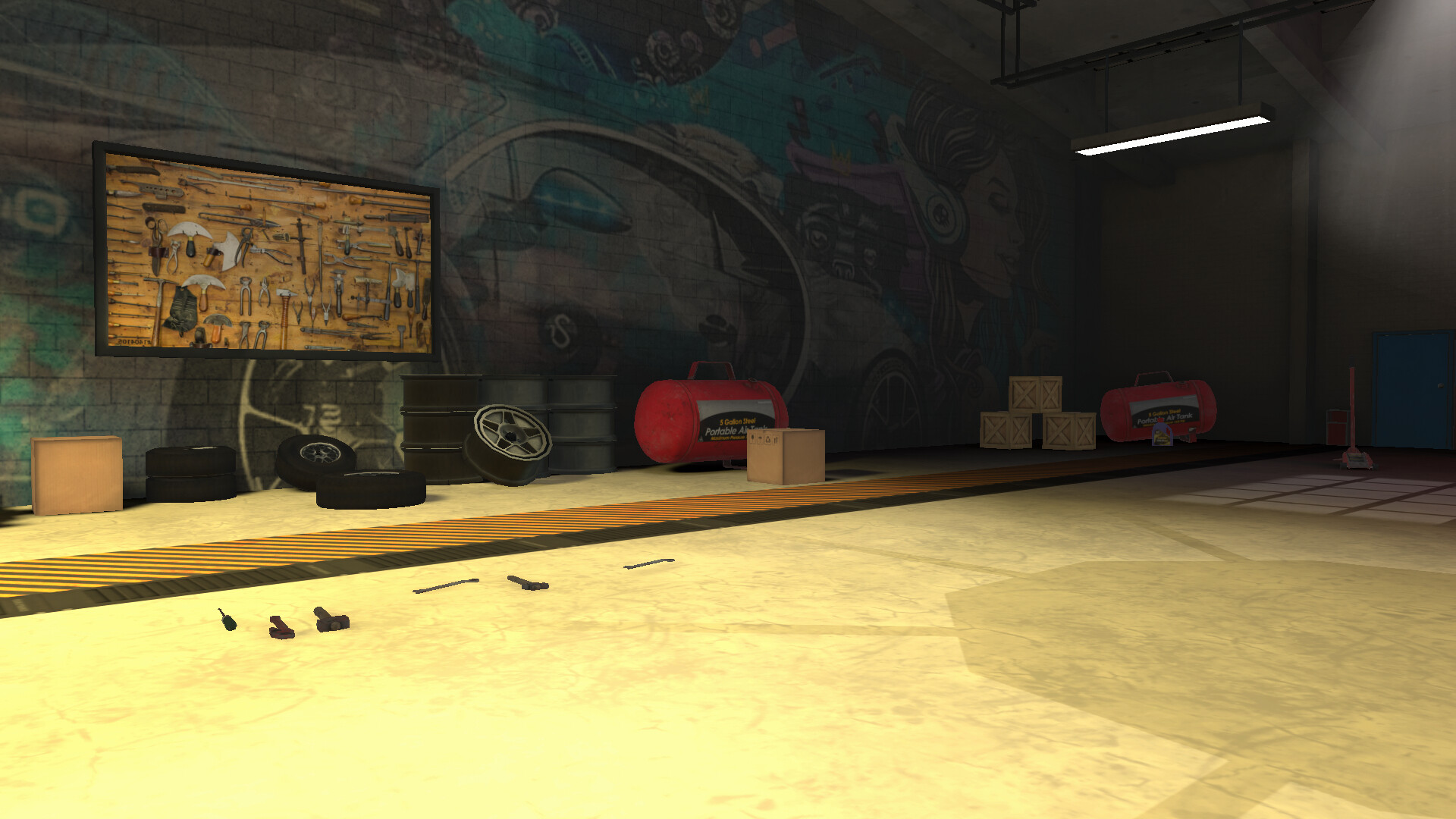 ArtStation - Vintage Garage Environment ( Game Ready)