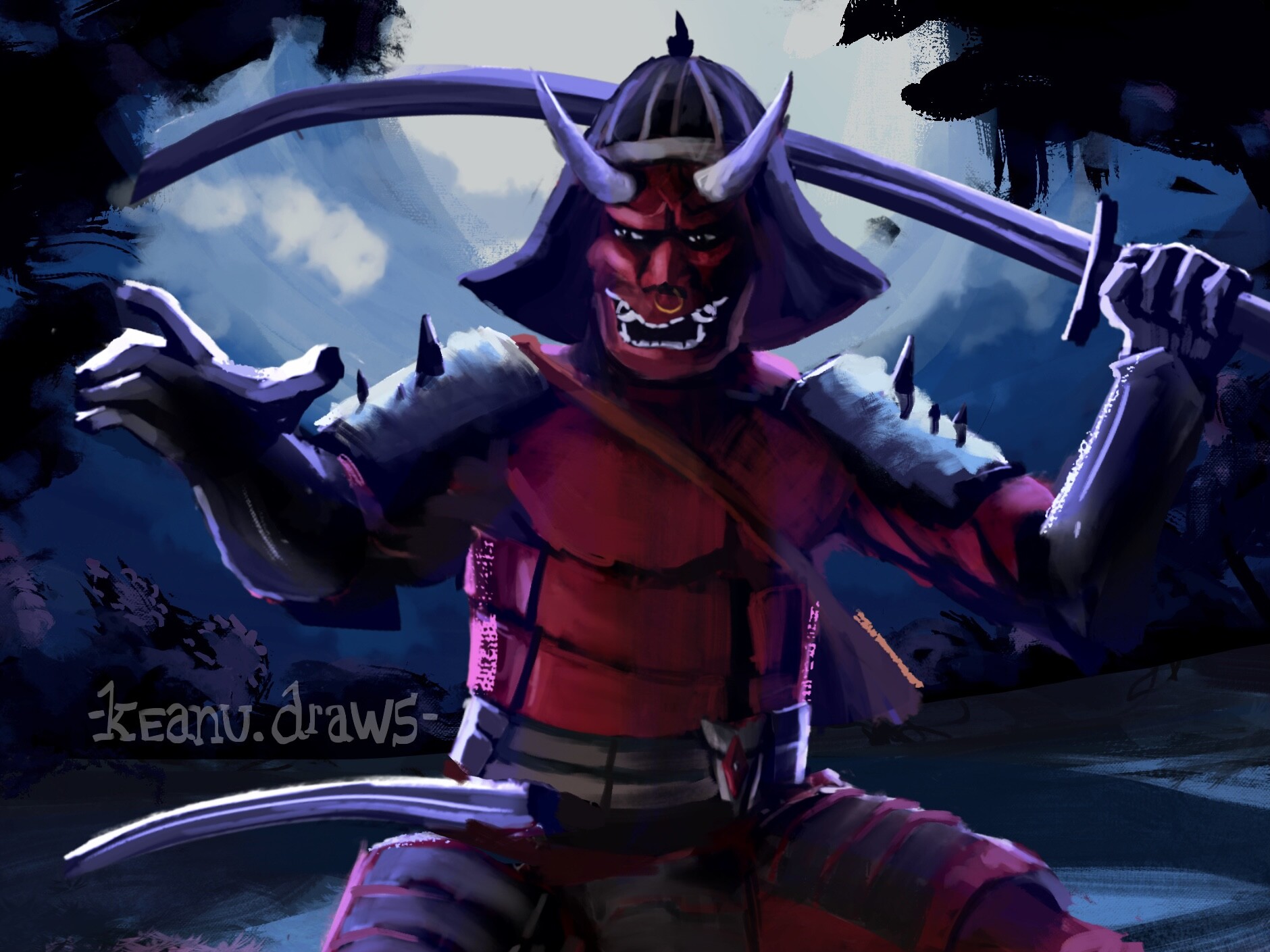 keanu.draws - Samurai Sam