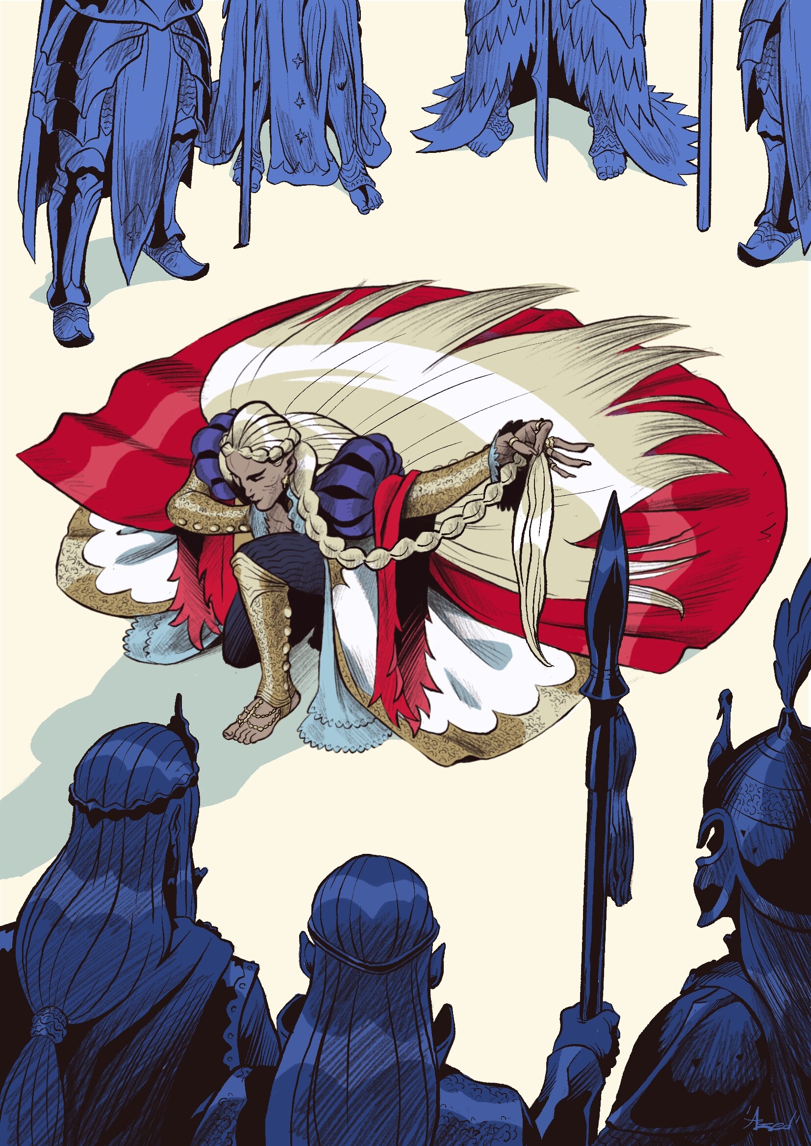 ArtStation - ANNATAR meeting the elves of Eregion