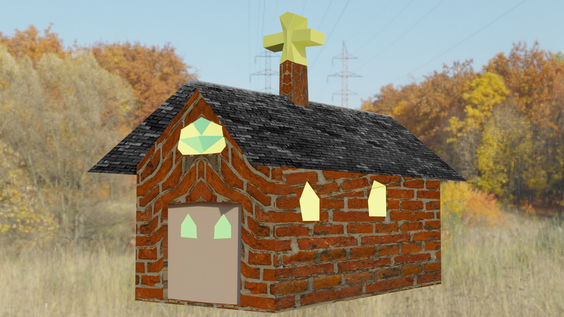 ArtStation - Low-Poly Church