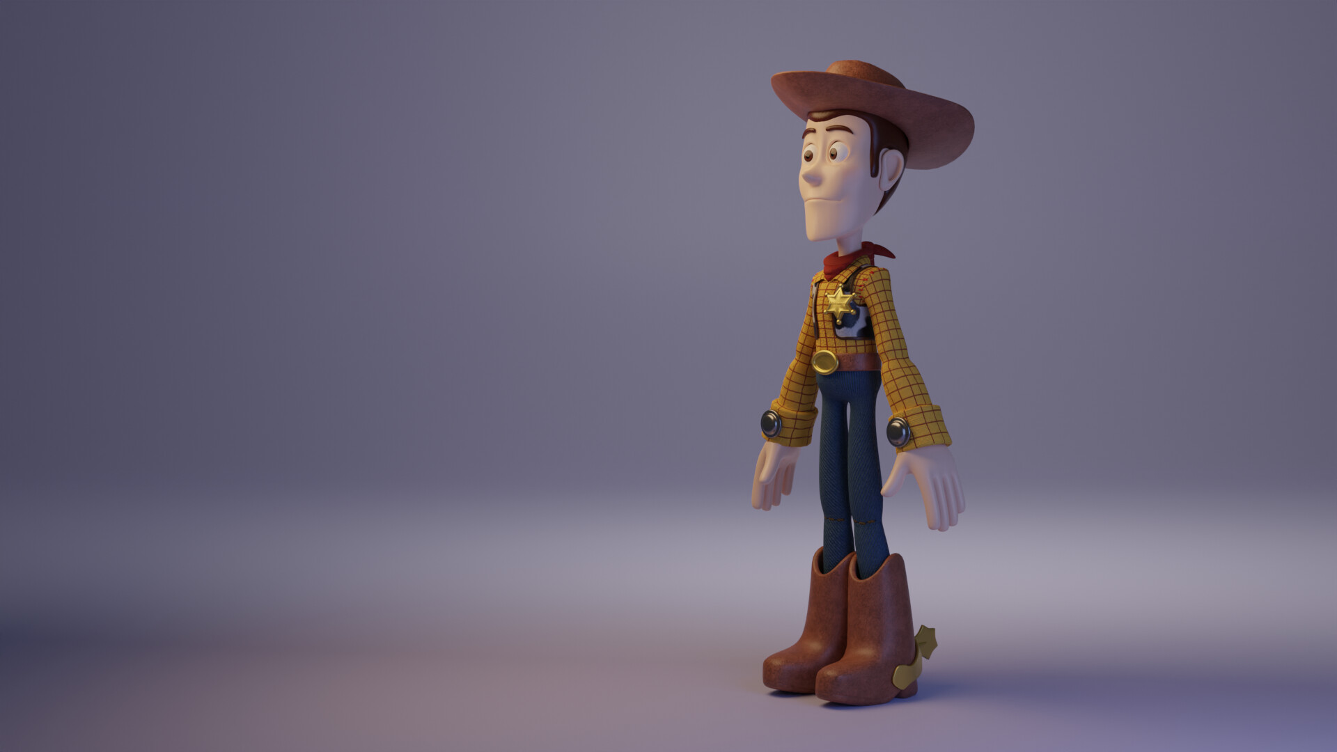 ArtStation - Woody (modeling, texture (and soon animation))