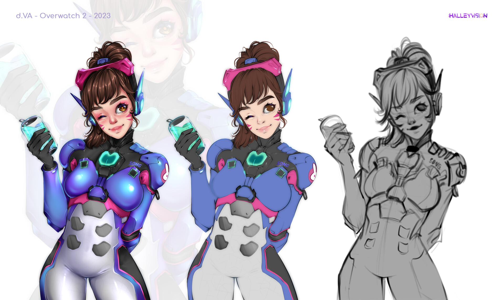 ArtStation - d.VA - Overwatch 2 Fanart
