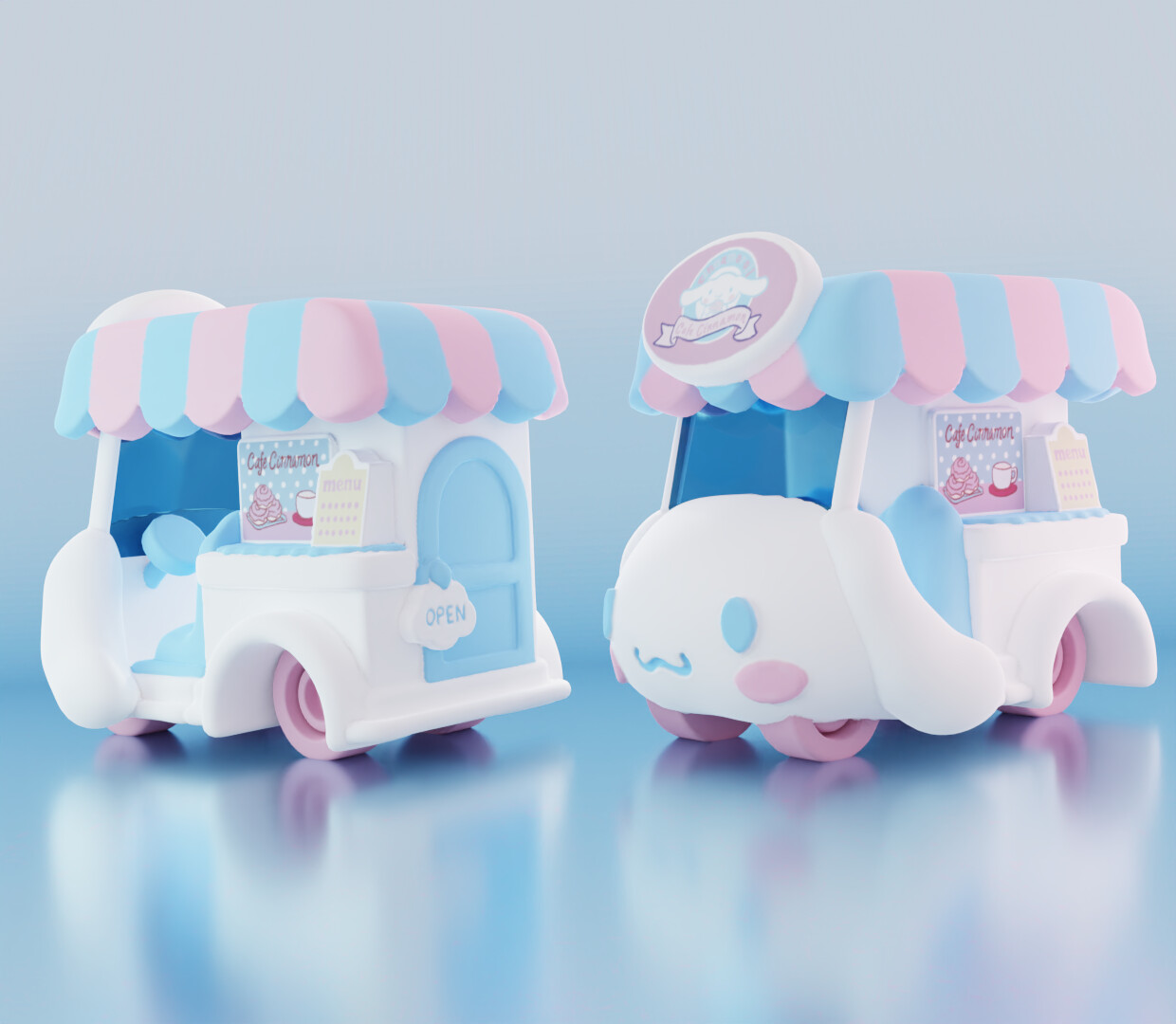 ArtStation - Cinnamoroll Car