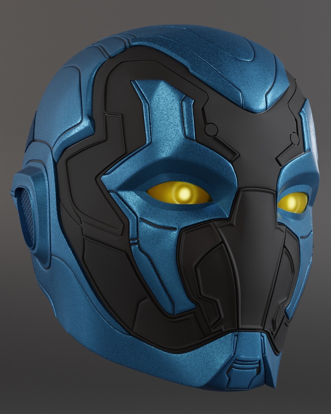 ArtStation - Blue Beetle 3D Printable Helmet