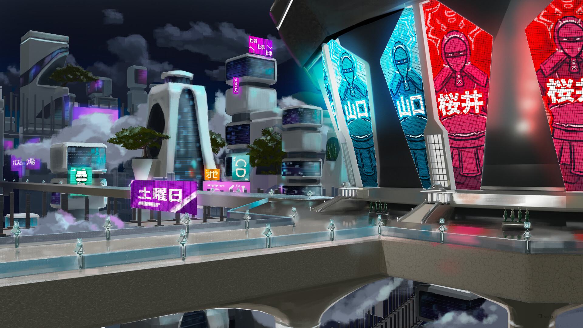 ArtStation - Neo Tokyo Exterior