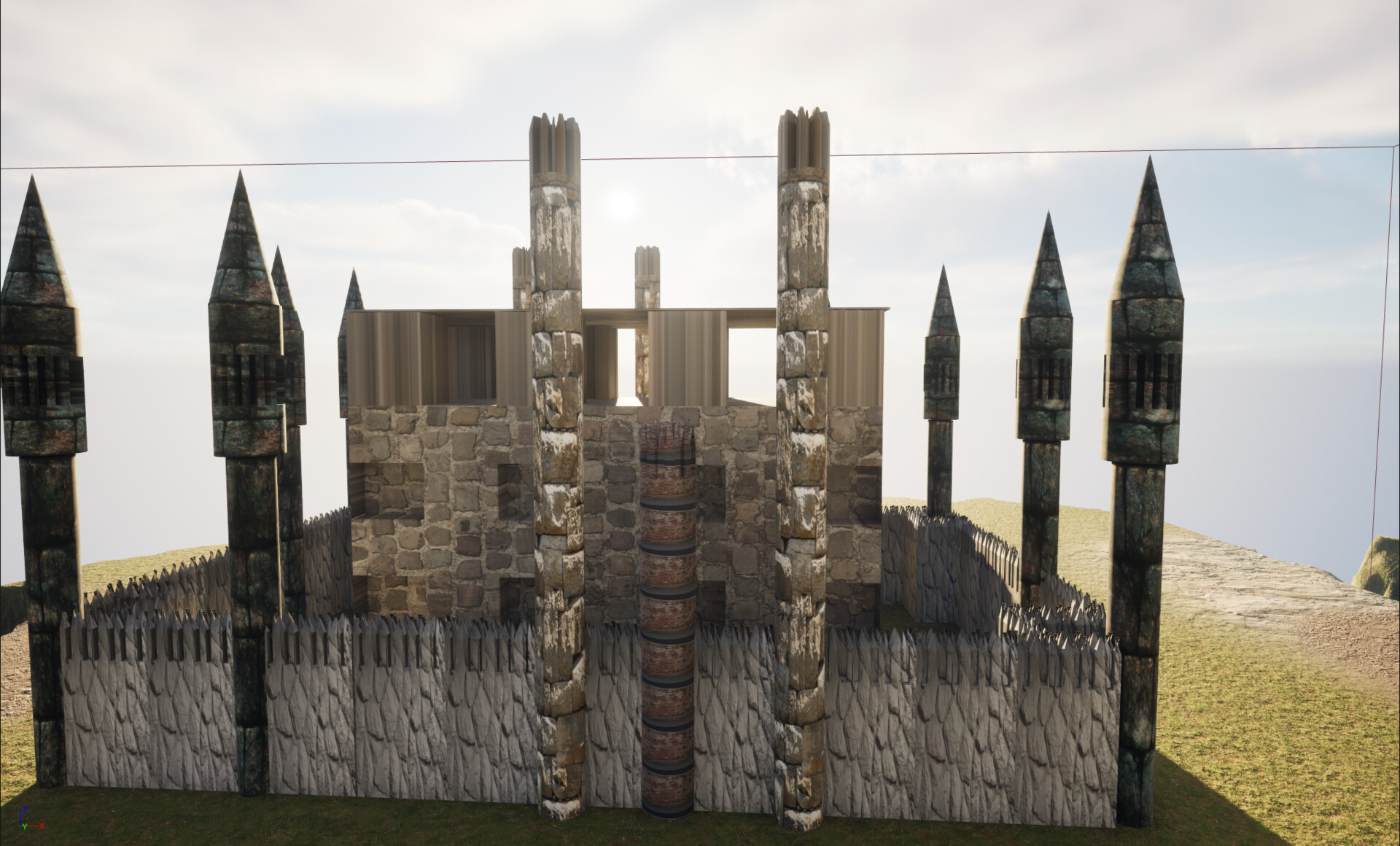 ArtStation - Castle and foliage