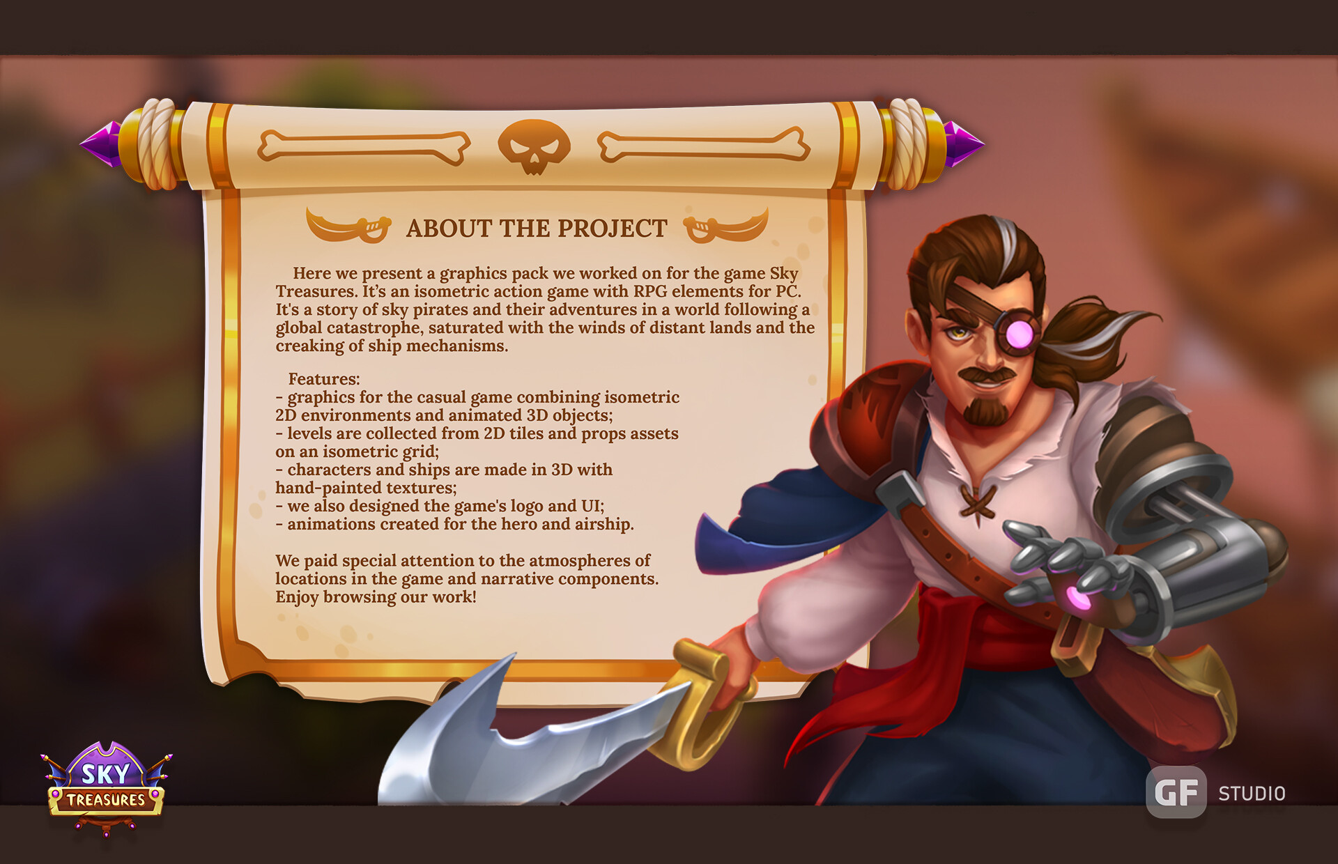 Game Feather Studio - Sky Treasures - Location