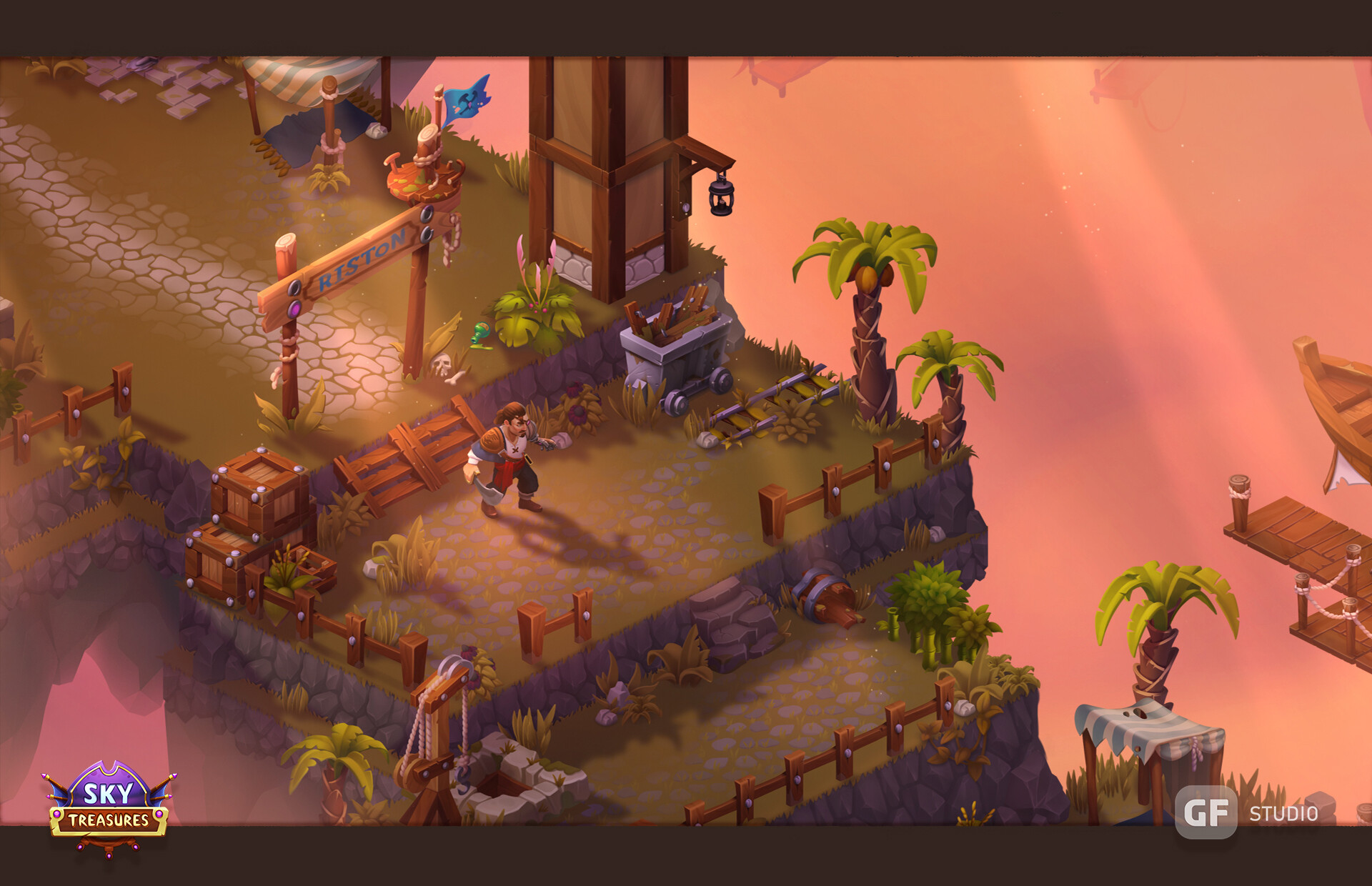 Game Feather Studio - Sky Treasures - Location