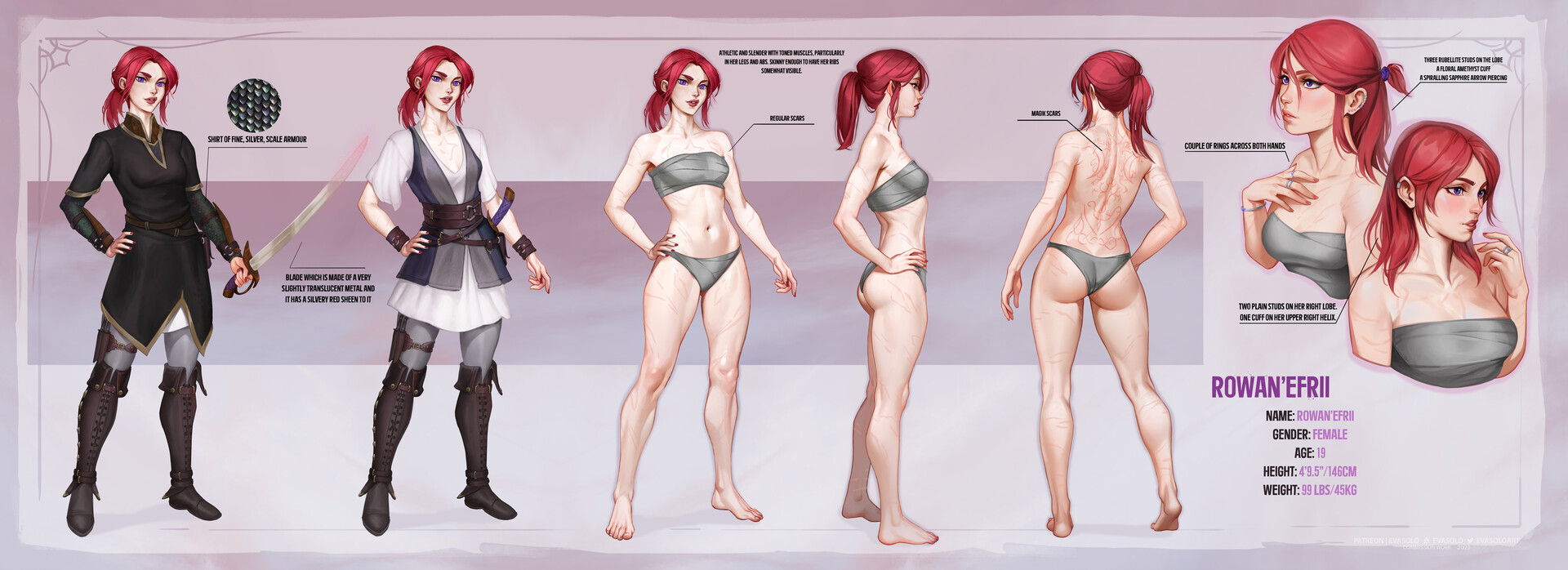 ArtStation - Rowan concept list