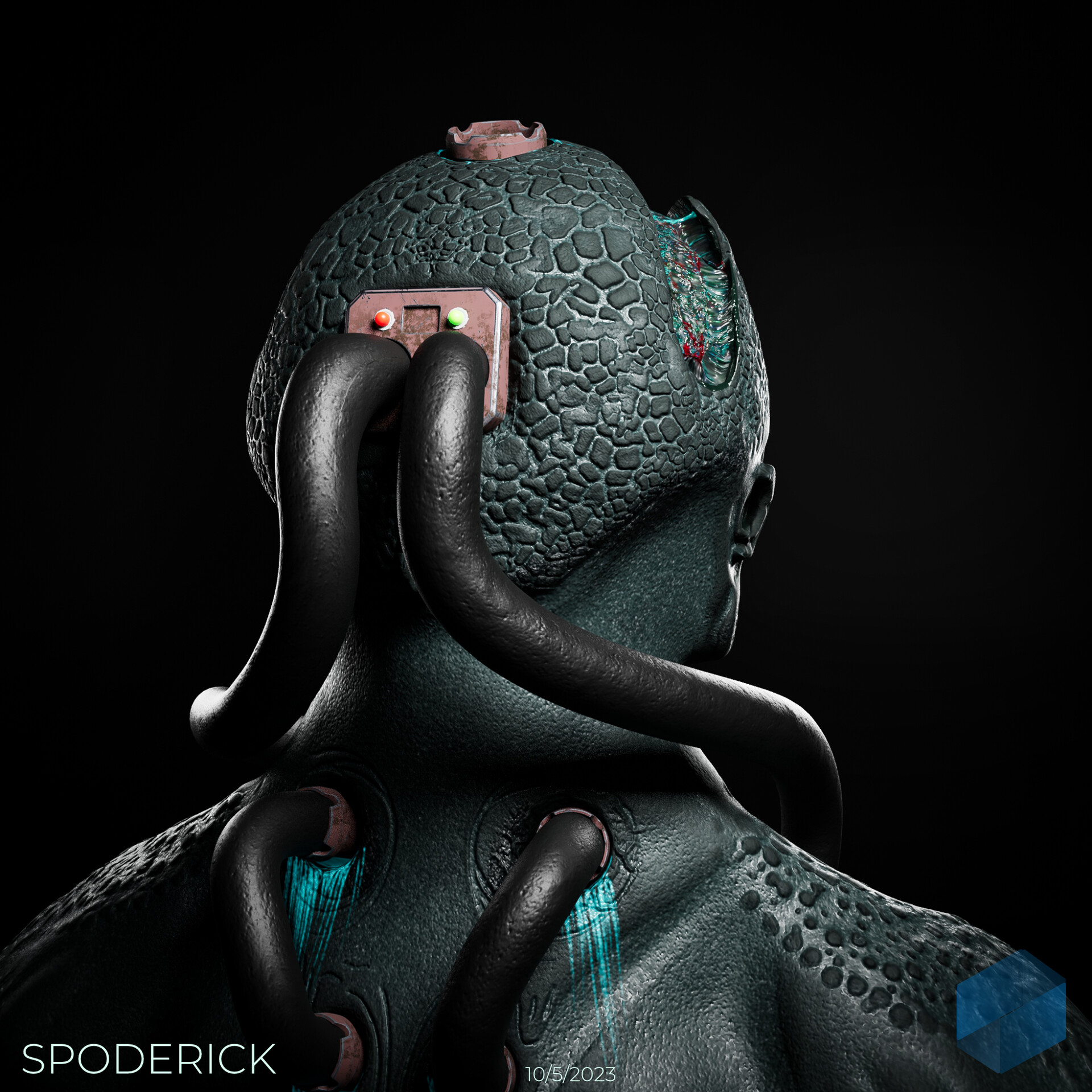 Spoderick - Reptile Alien Concept