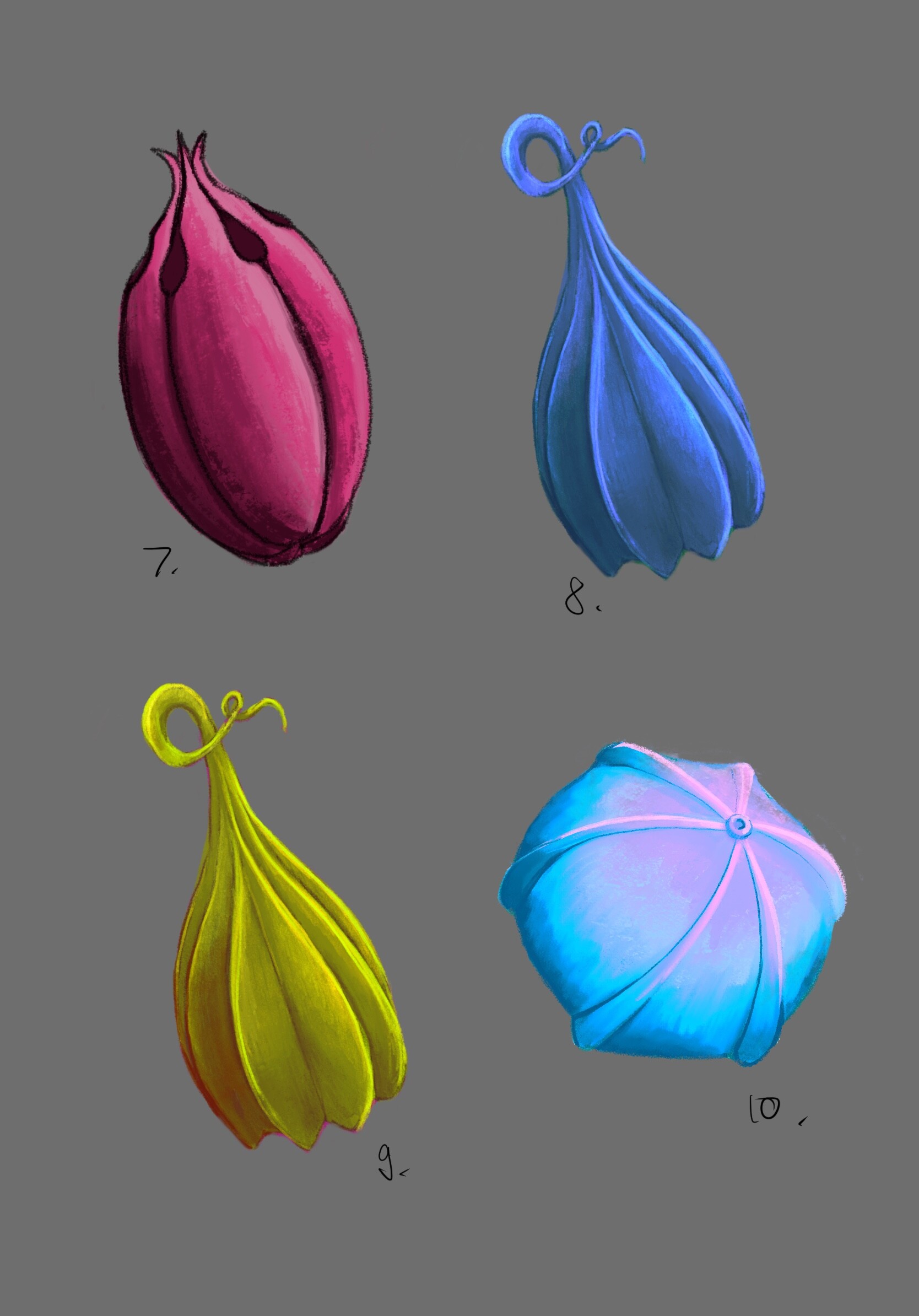 ArtStation - Prop design / berries for Berry, Set, GO!