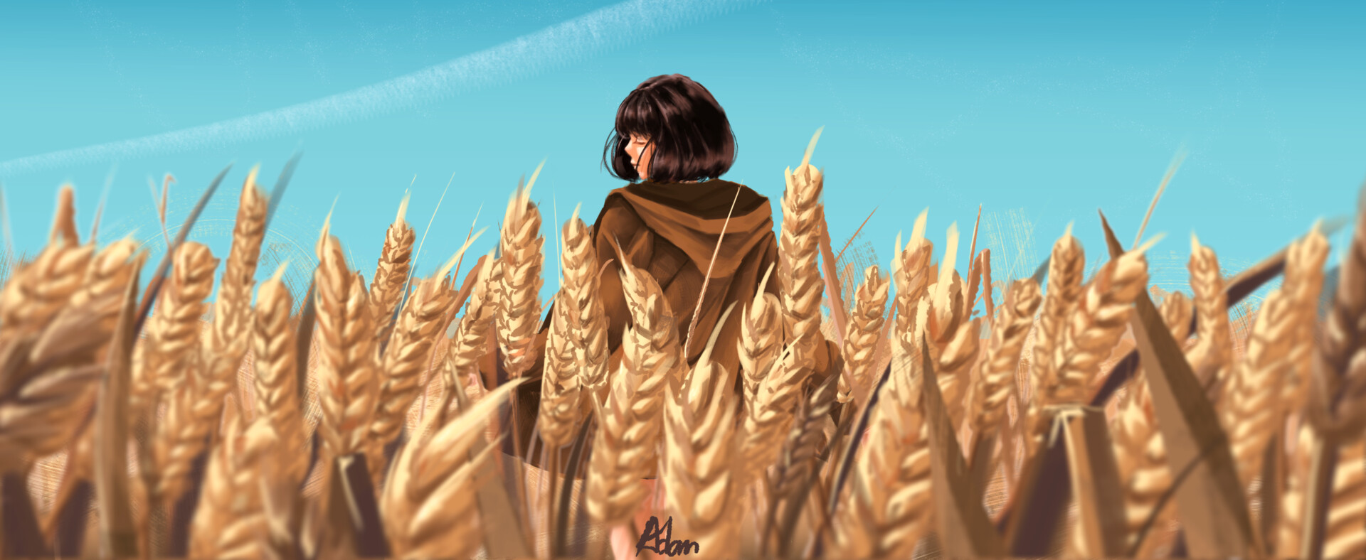 ArtStation - wheat field