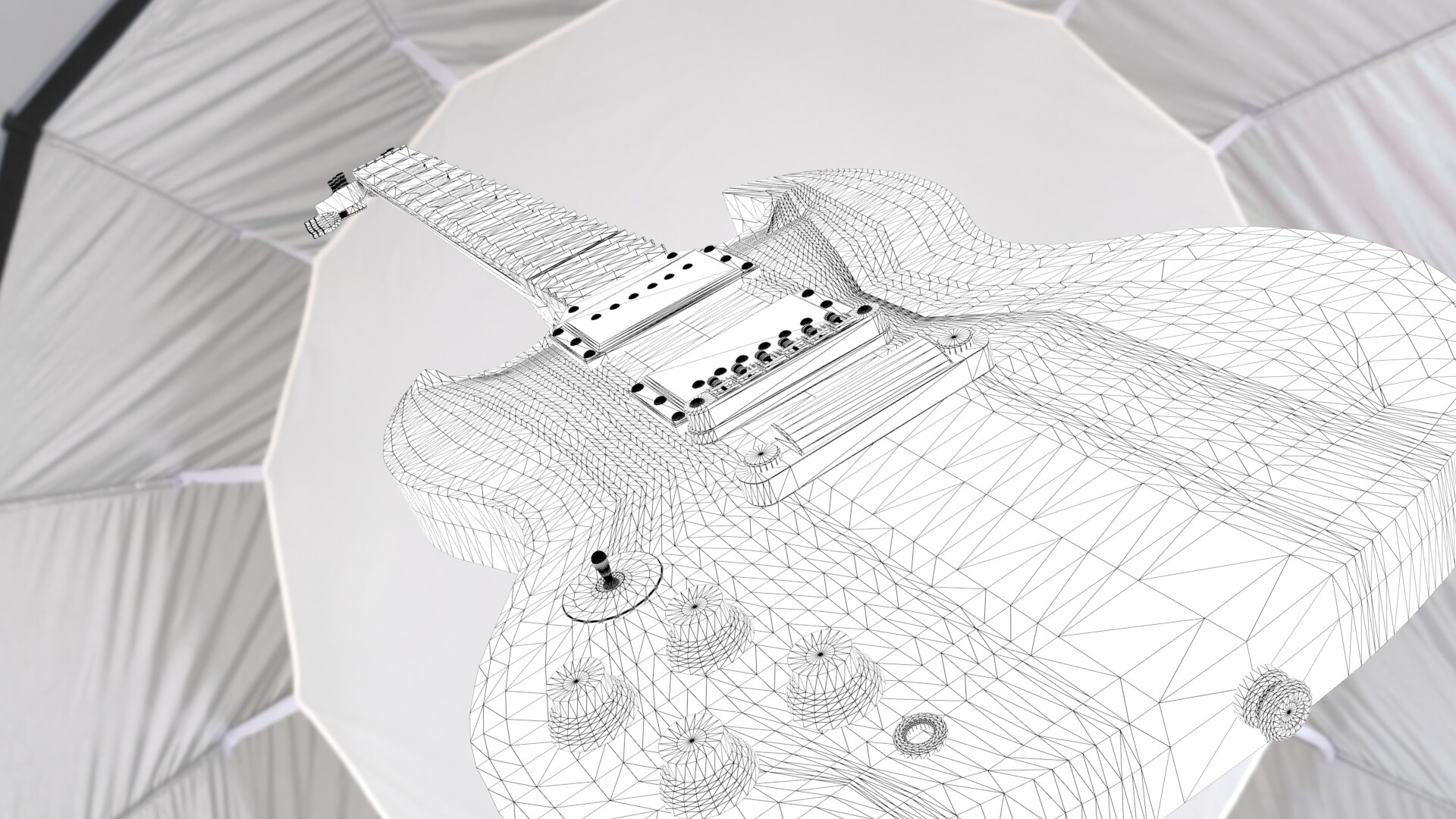 ArtStation - 3D guitar