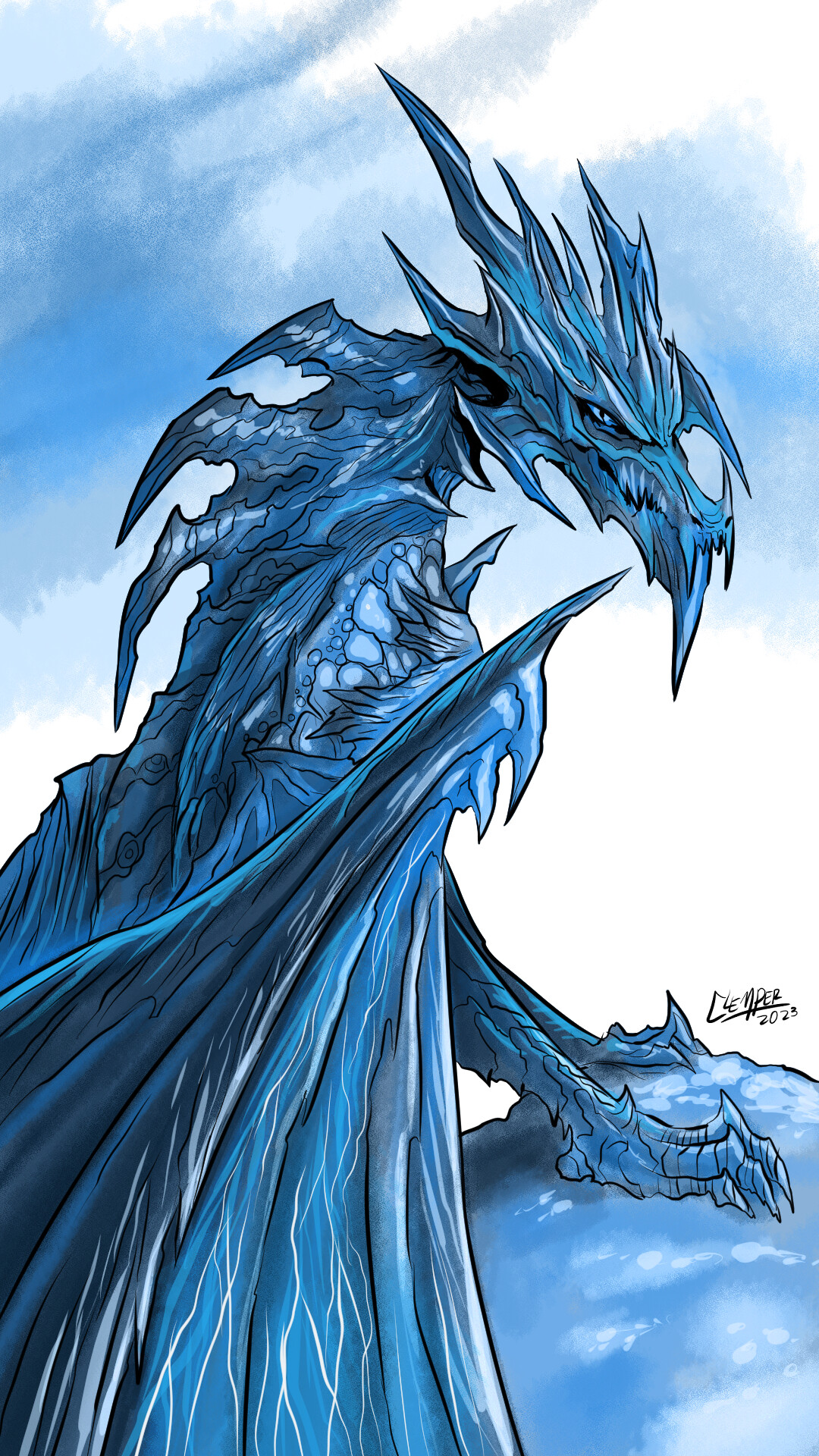 ArtStation - ice dragon