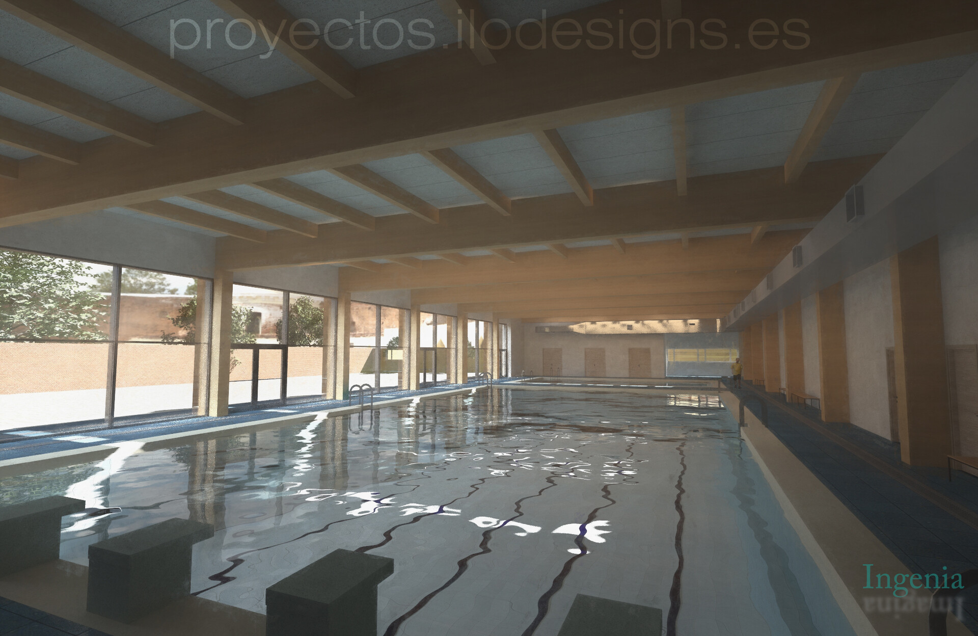 ArtStation - Indoor swimming pool