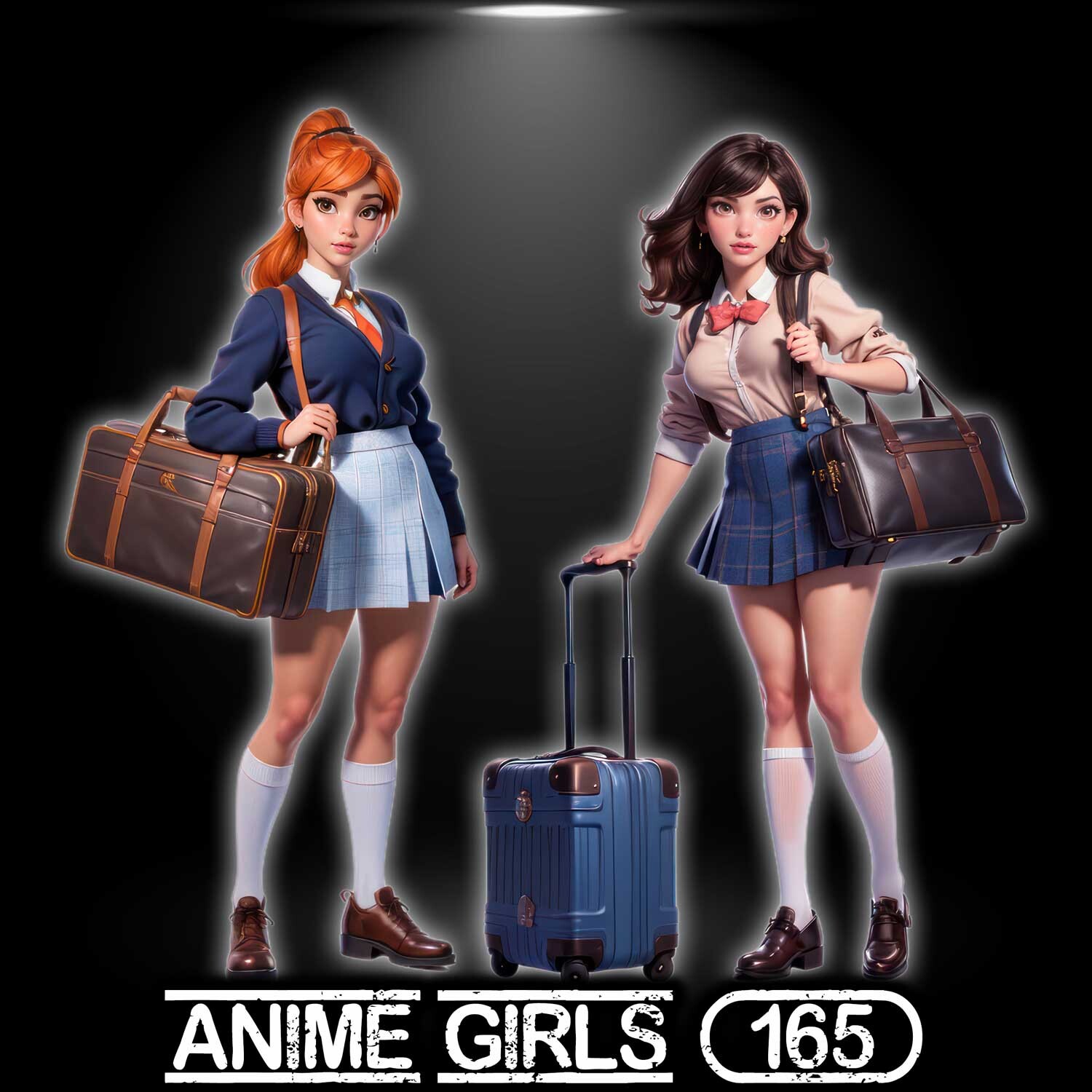 ArtStation - 250 Anime Girls (Passenger Schoolgirl) Images Reference ...