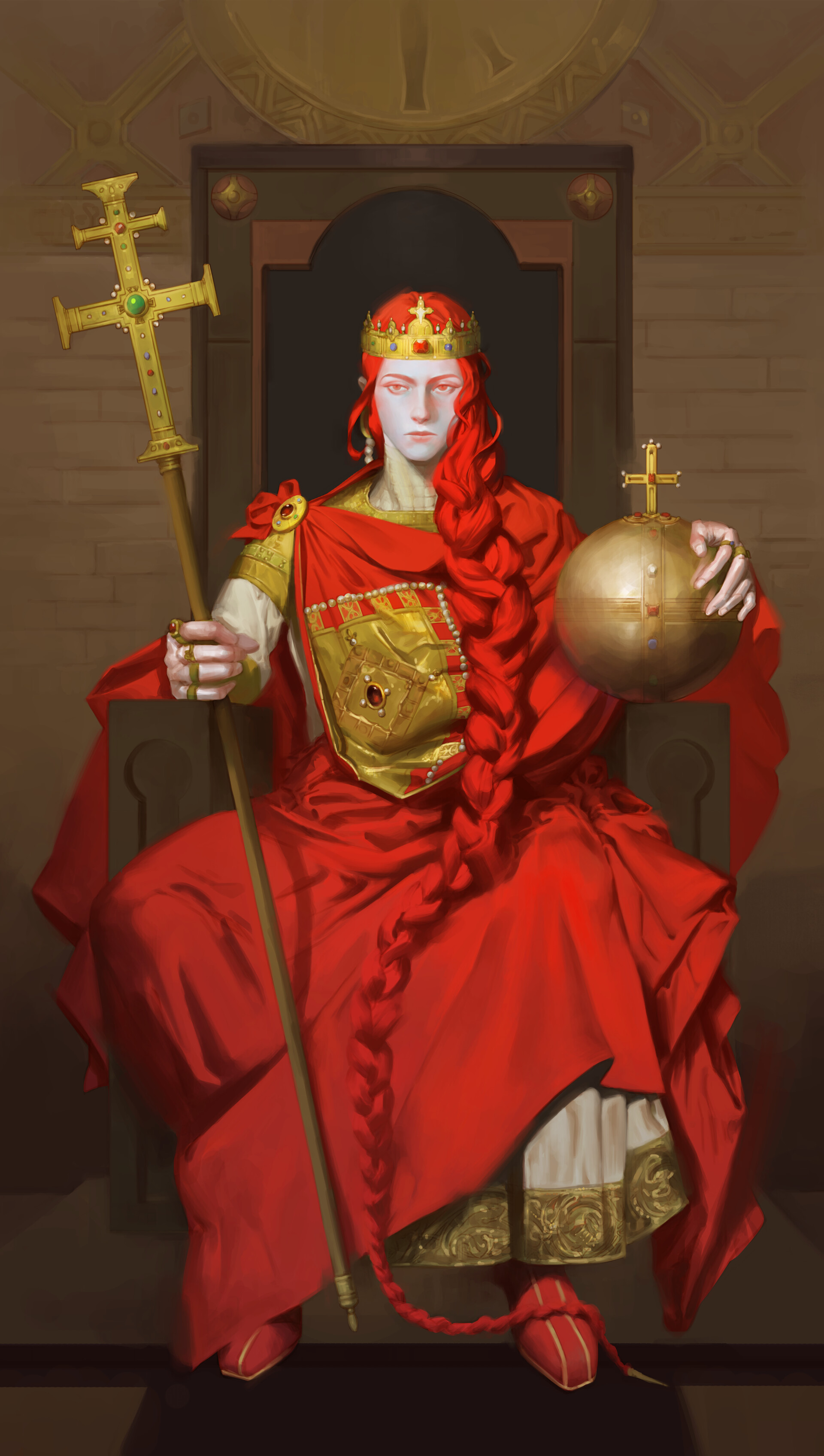 ArtStation - The Emperor painting study