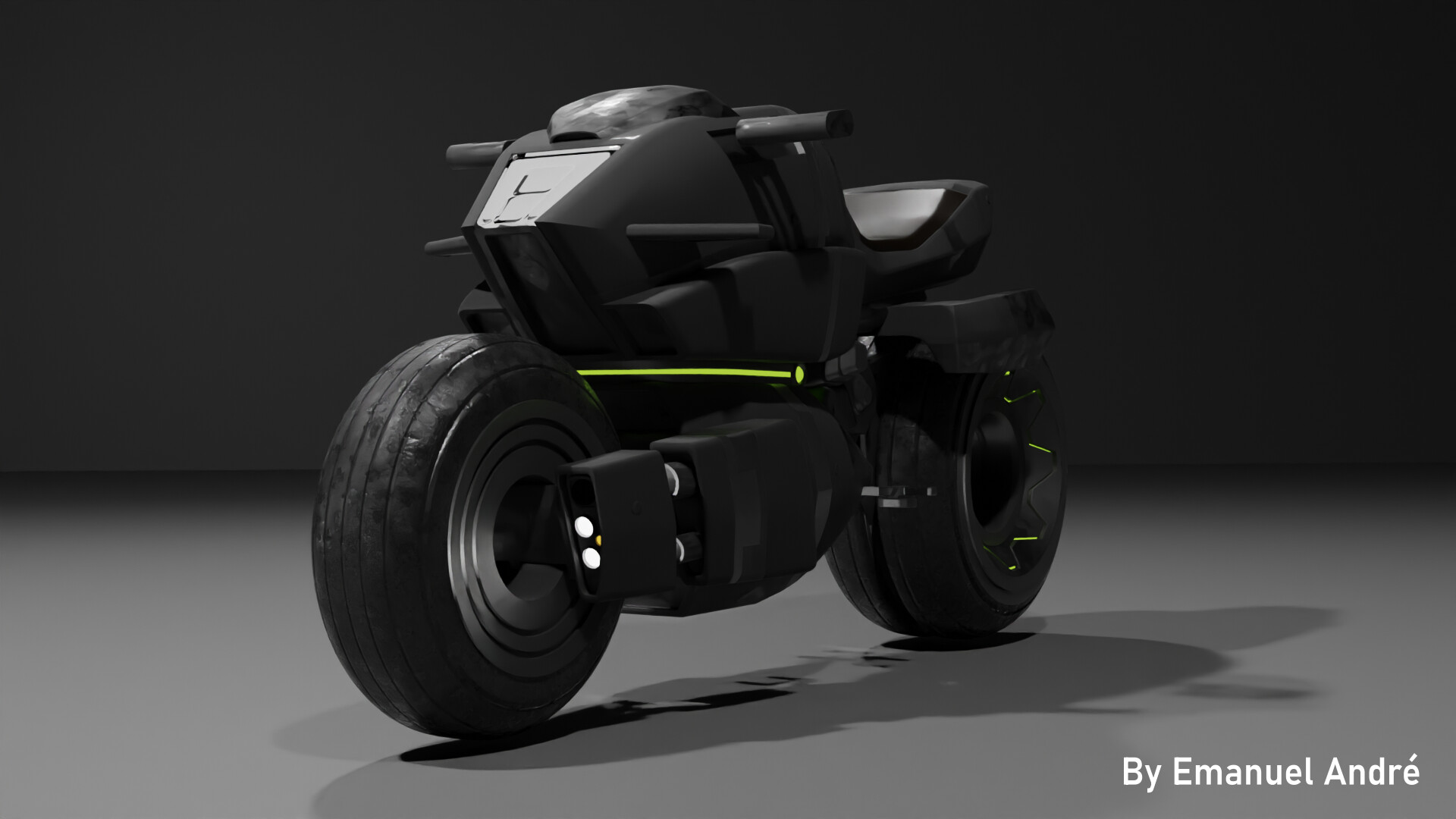 ArtStation - SciFi Motorcycle