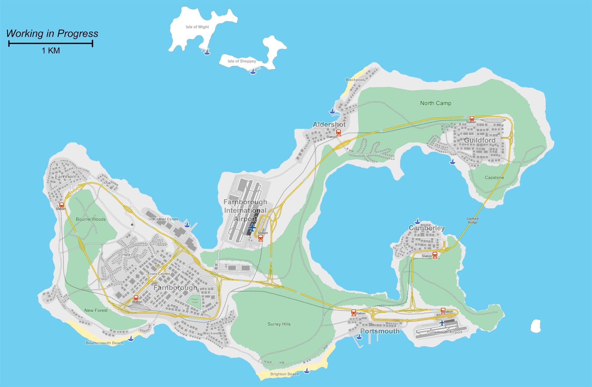 ArtStation - [WIP]Open World Map Design/Blockout