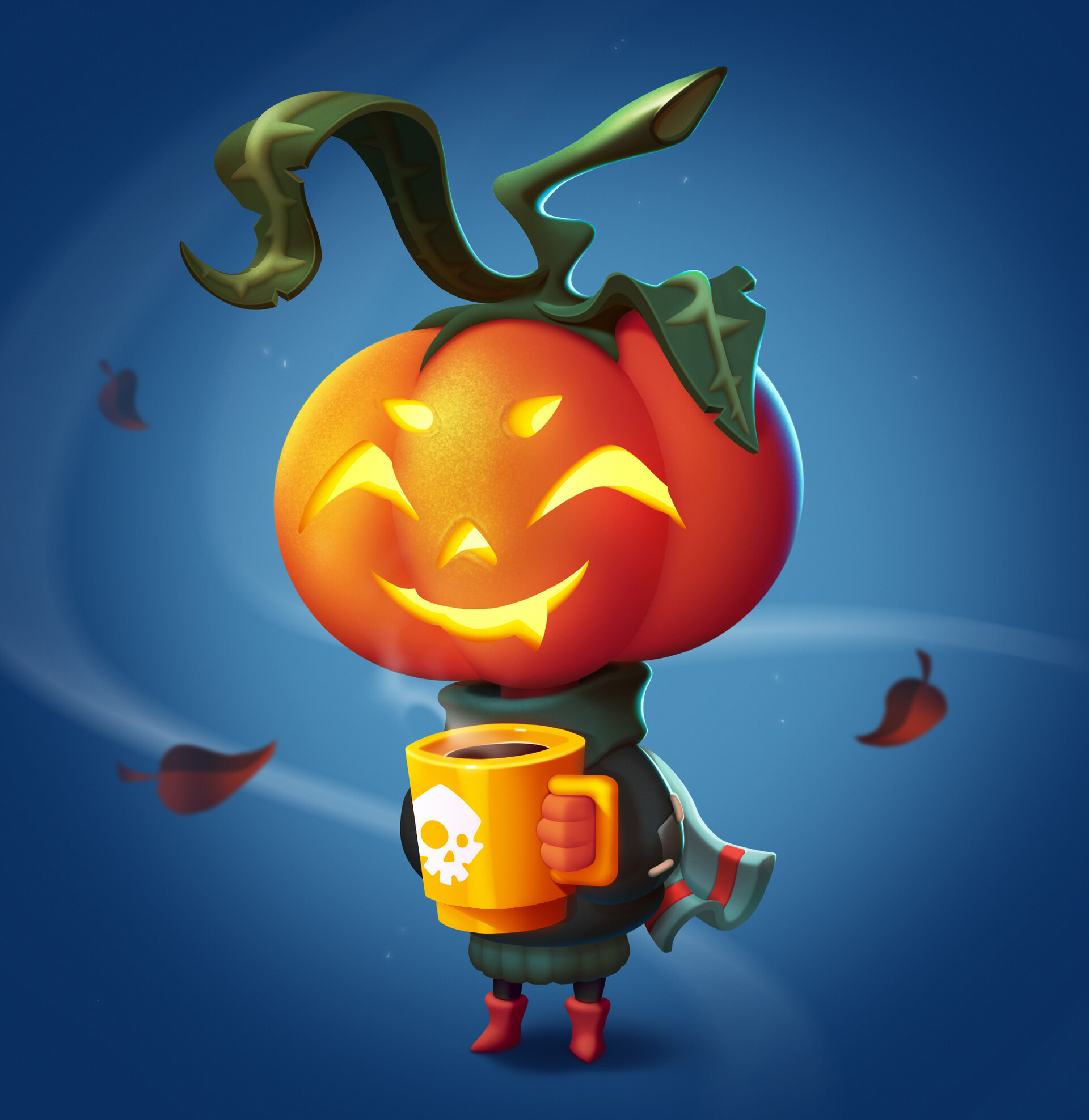 ArtStation - Spoopy Pumpkin