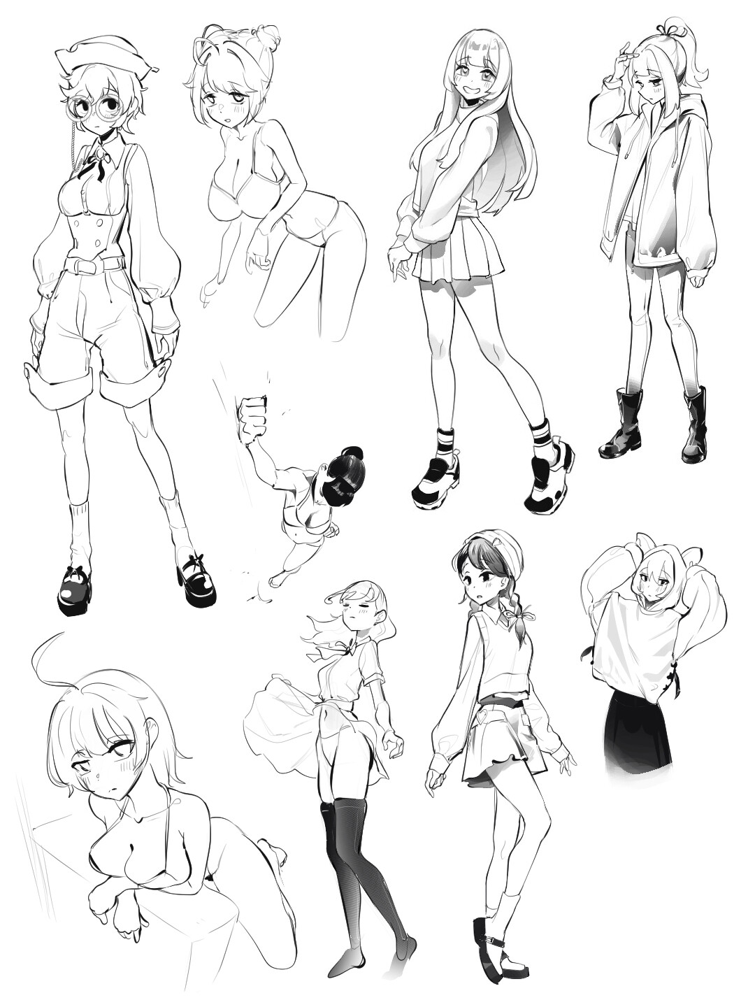 ArtStation - 23.4Q Croquis & drawing