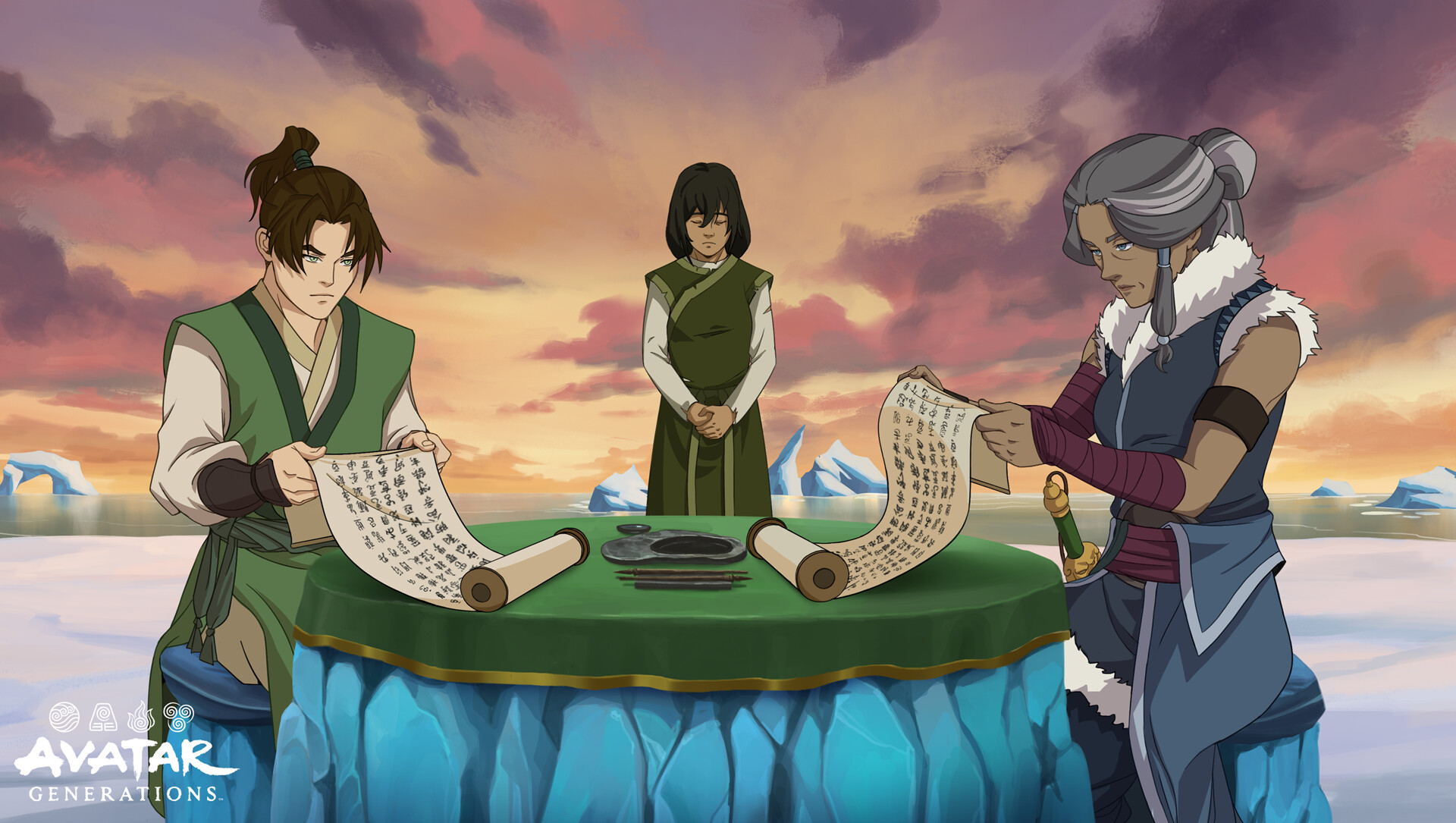 Rod Mendez - Avatar Generations - Rise of Kyoshi Art